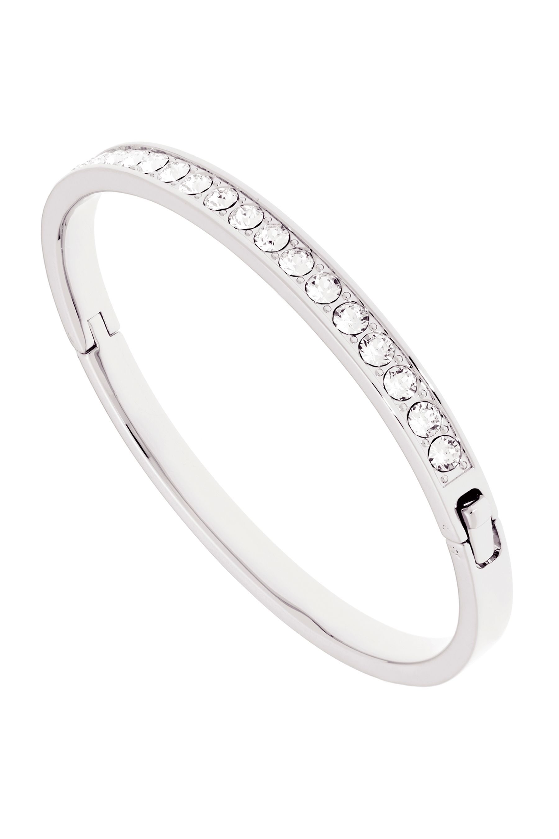 Buy Ted Baker Silver Tone CLEMARA: Crystal Hinge Bangle from the Next ...