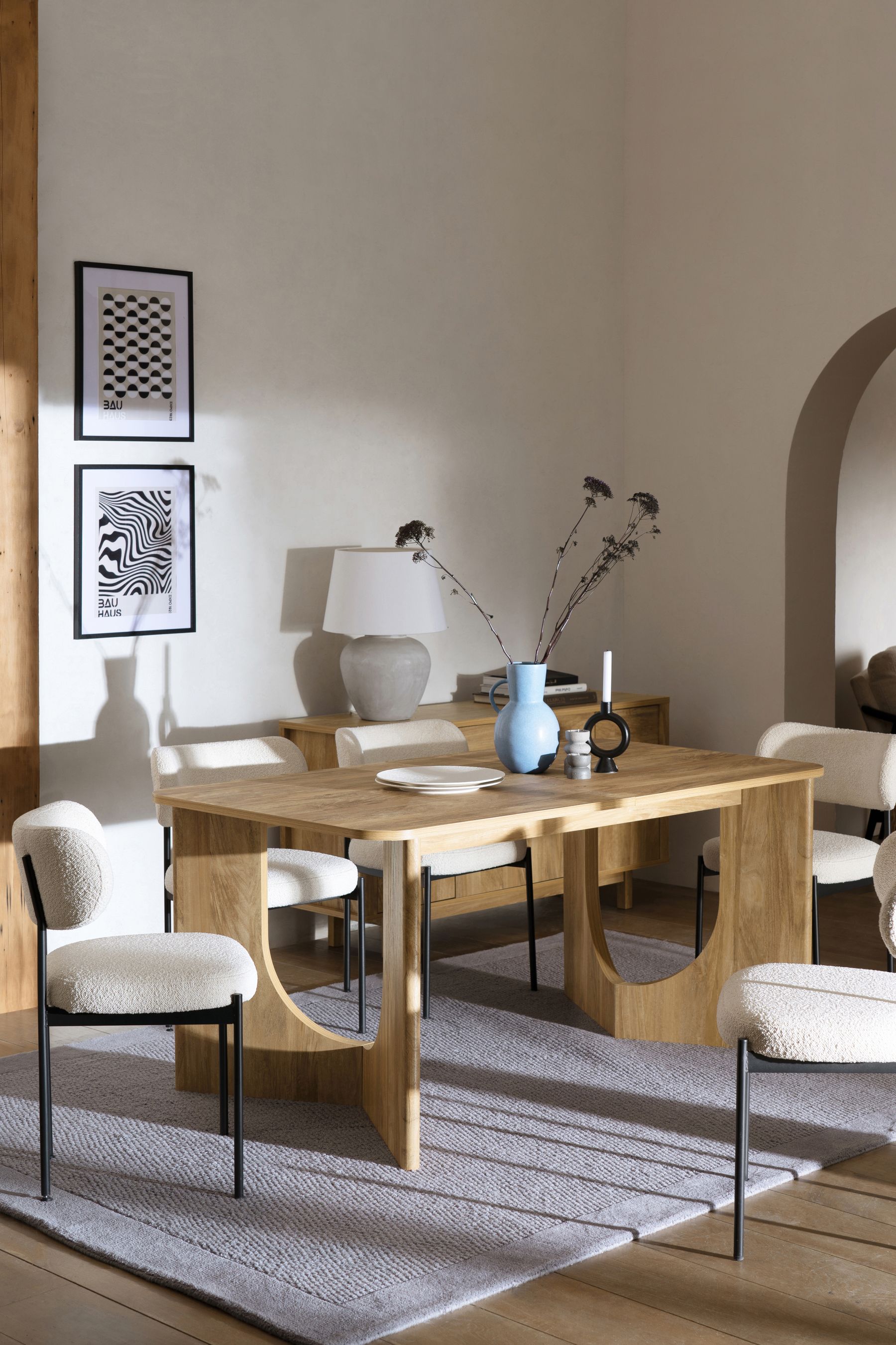 Buy Natural Arches Dining Table from the Next UK online shop