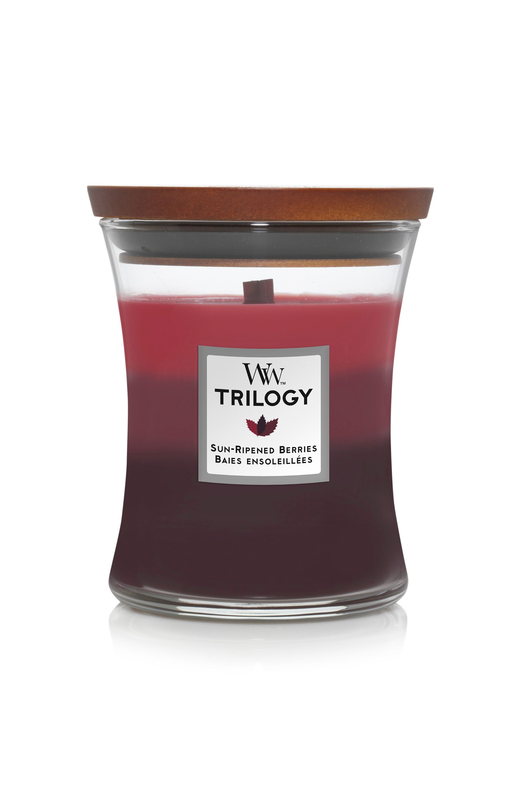 Buy Woodwick Red Medium Trilogy Sun Ripened Berries Candle from the ...