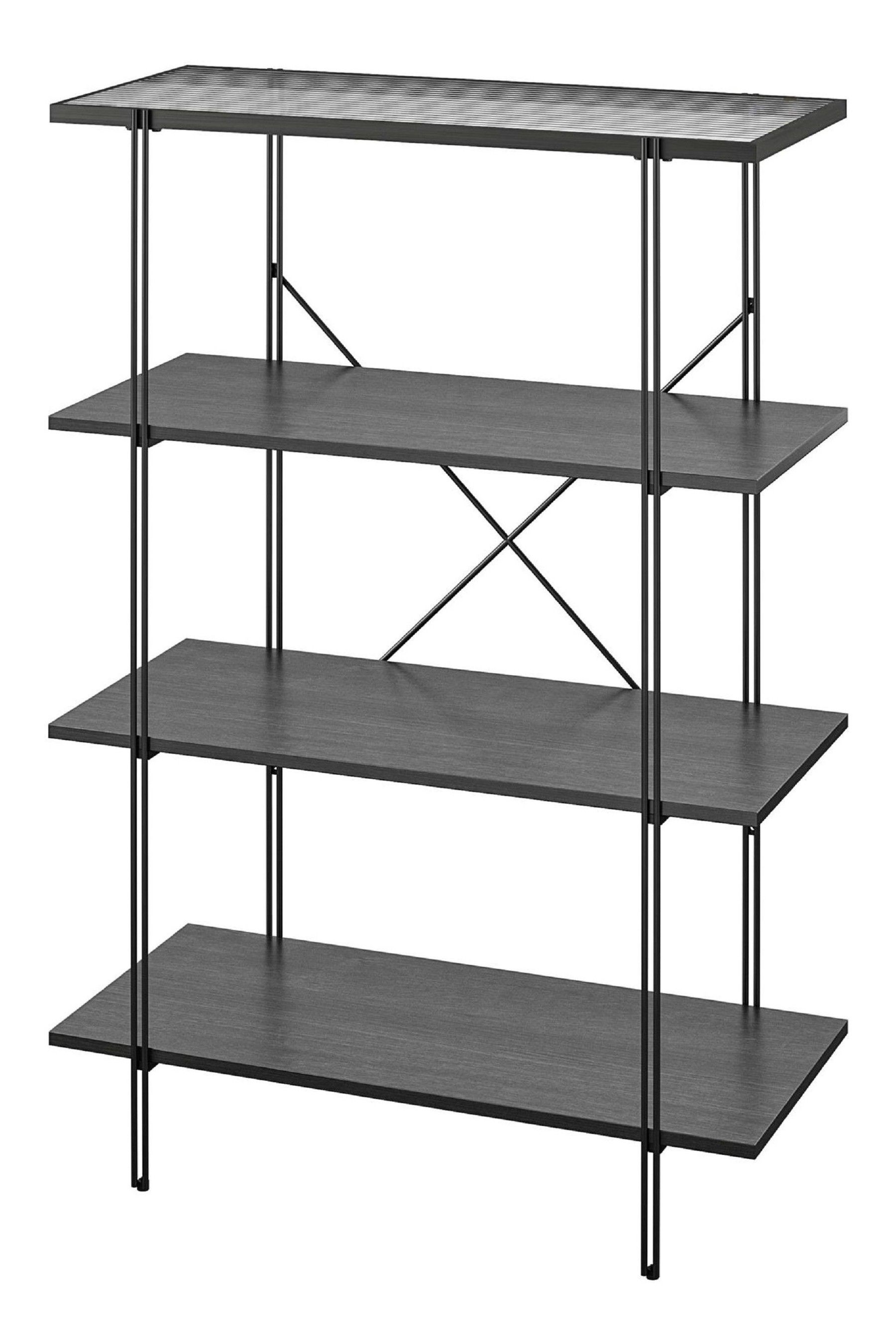 Buy Dorel Home Black Oak Europe Wainwright 4 Shelf Bookcase from the ...