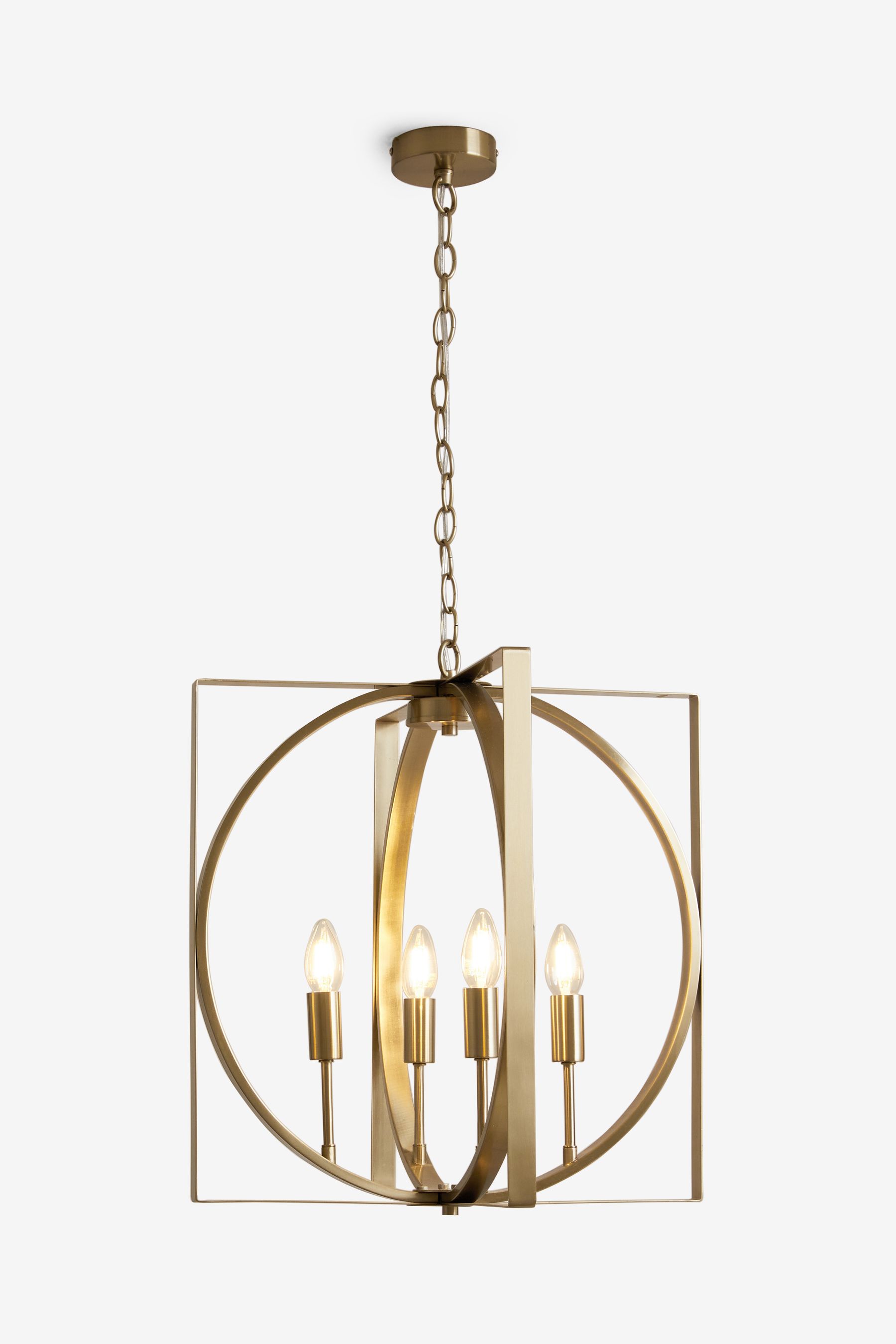 Buy Brass Oxton 4 Light Chandelier Ceiling Light from the Next UK ...