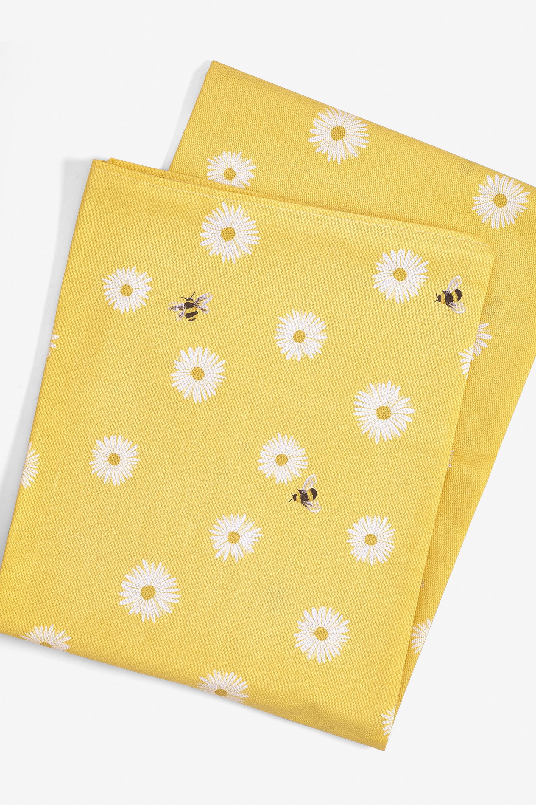 Buy Yellow Daisy Bee Wipe Clean Tablecloth from the Next UK online shop