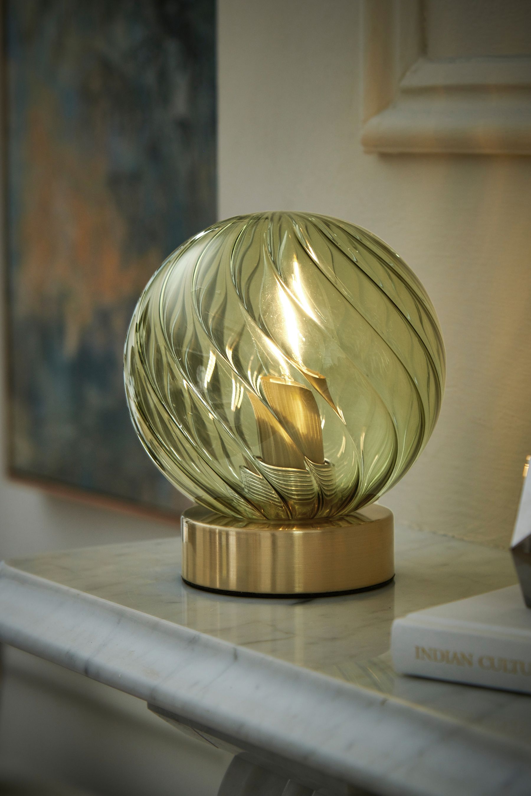 Buy Green Freya Battery Operated Ambient Lamp from the Next UK online shop