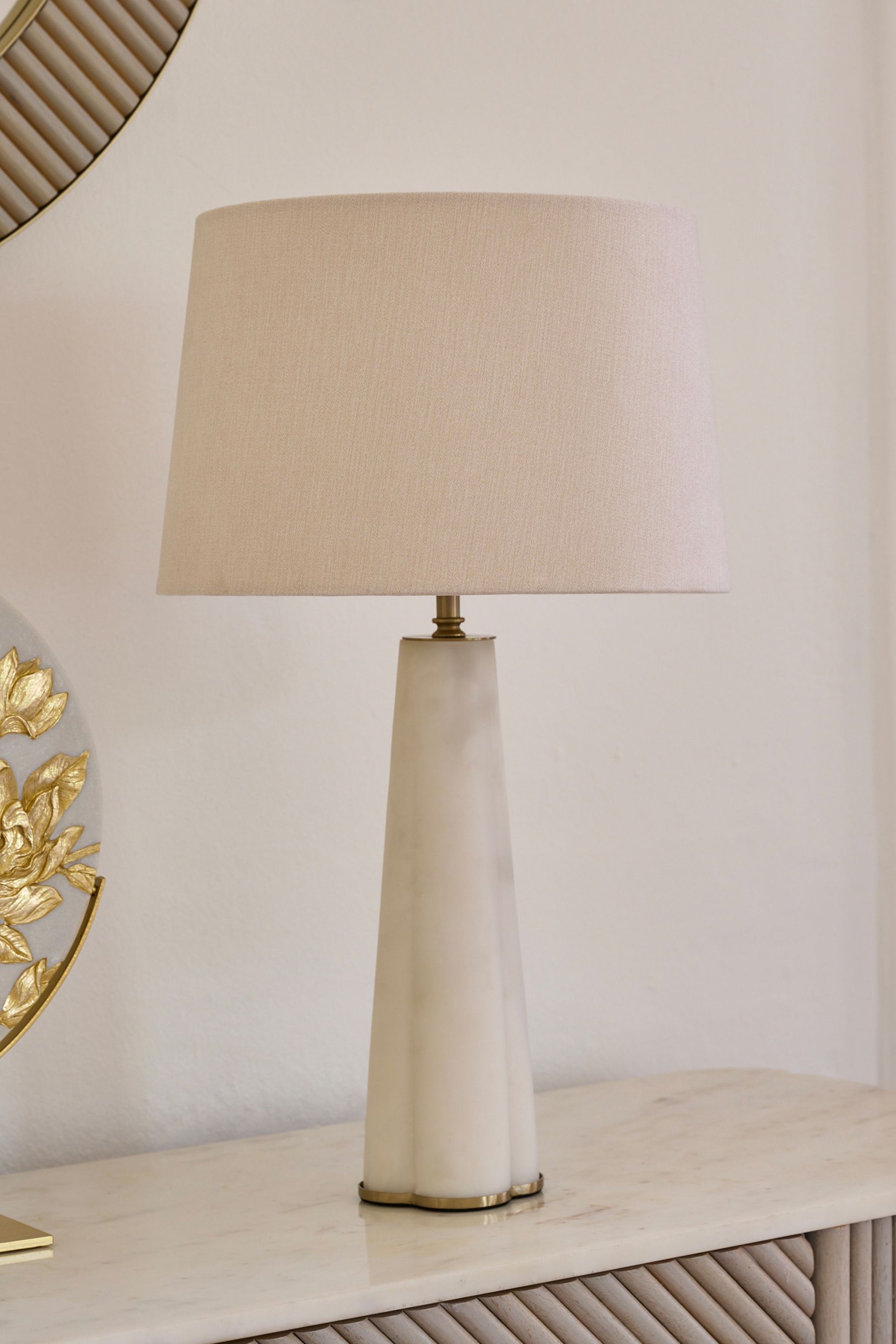 Buy White Verona Table Lamp from the Next UK online shop