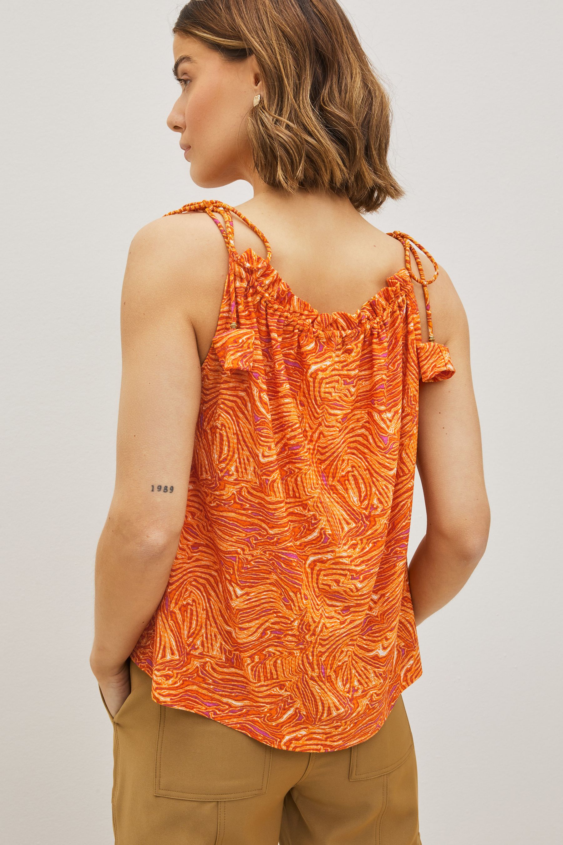 Buy Strappy Tassel Detail Cami Top from Next Ireland