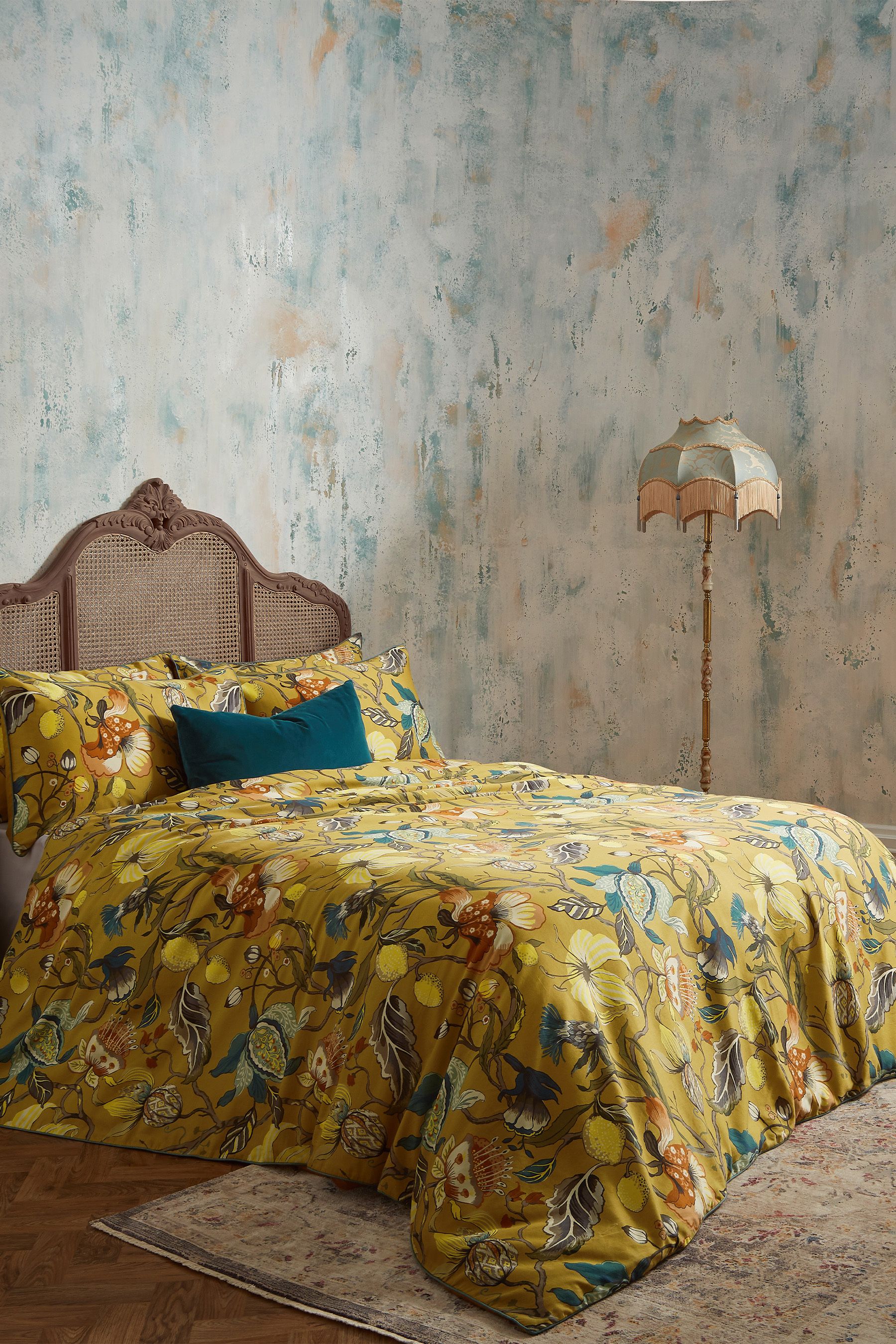 Buy EW by Edinburgh Weavers Yellow Morton Timeless Tribute Floral 200 ...