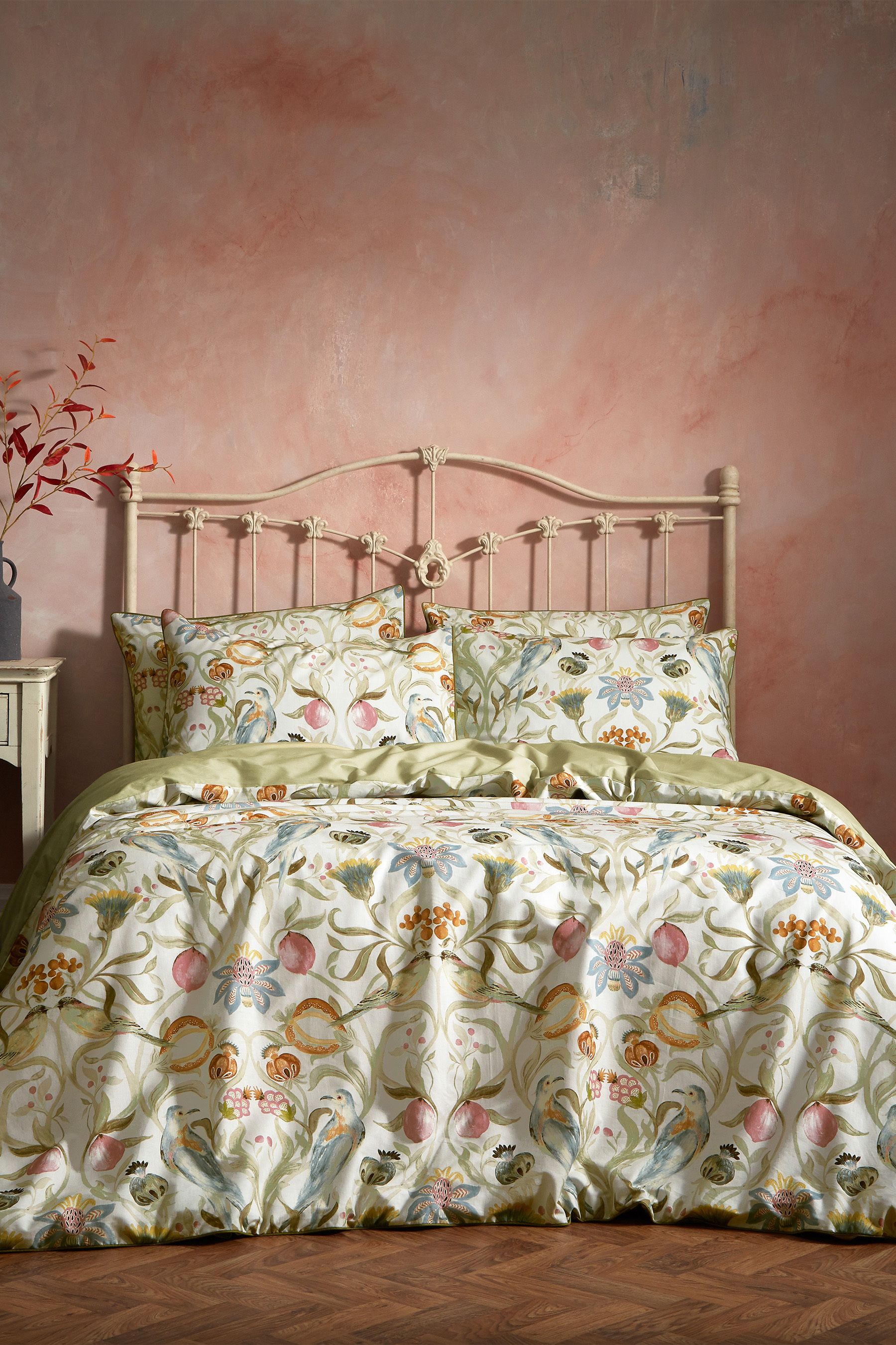 Buy EW by Edinburgh Weavers Natural Songbird Symmetrical Motif Luxury ...