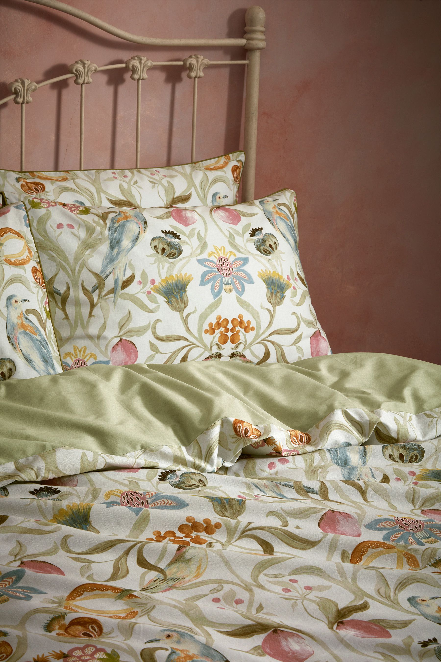 Buy EW by Edinburgh Weavers Natural Songbird Symmetrical Motif Luxury ...