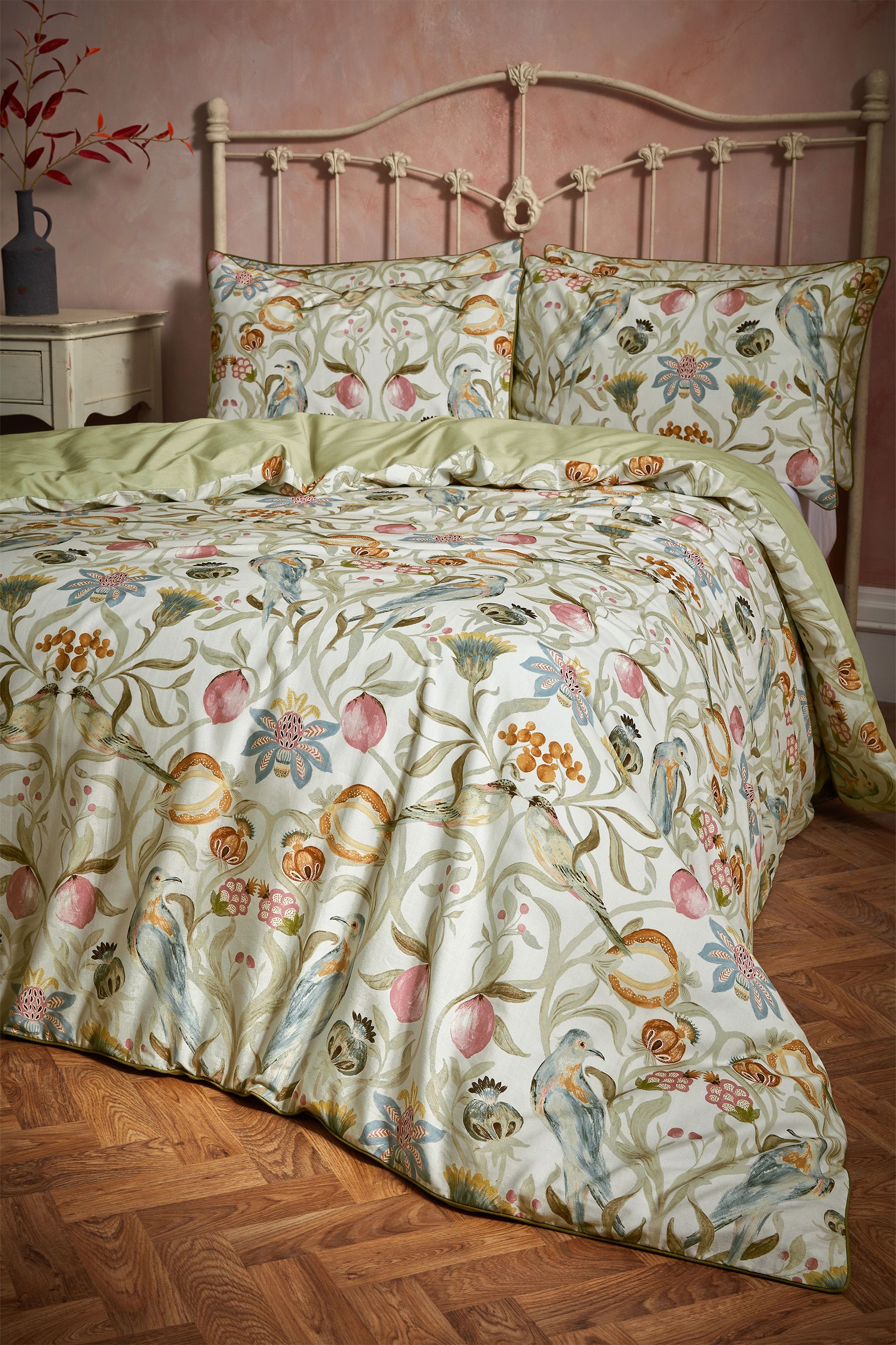 Buy EW by Edinburgh Weavers Natural Songbird Symmetrical Motif Luxury ...