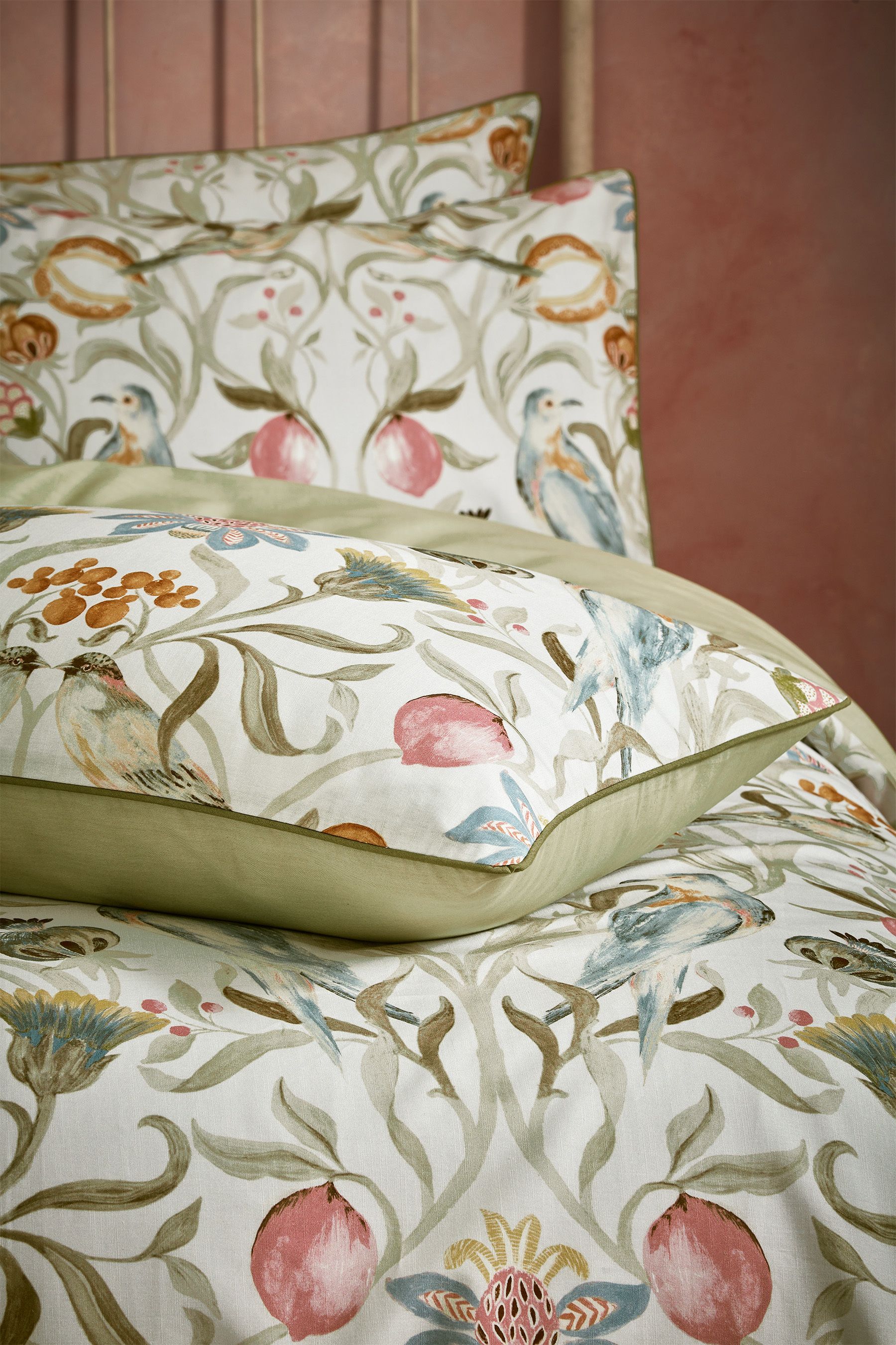 Buy EW by Edinburgh Weavers Natural Songbird Symmetrical Motif Luxury ...