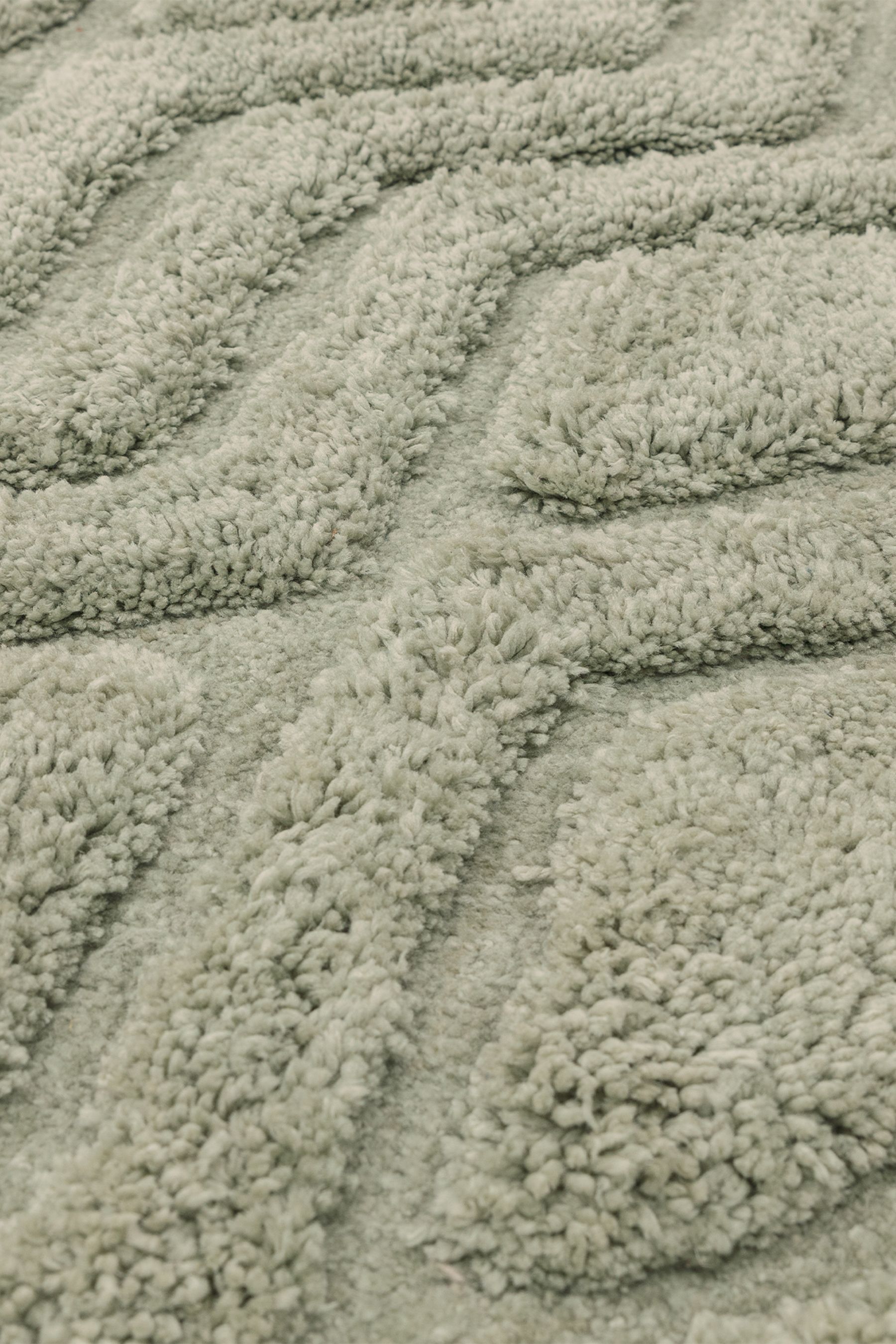 Buy Asiatic Rugs Sage Green Harrison High Low Shaggy Tufted Rug from ...