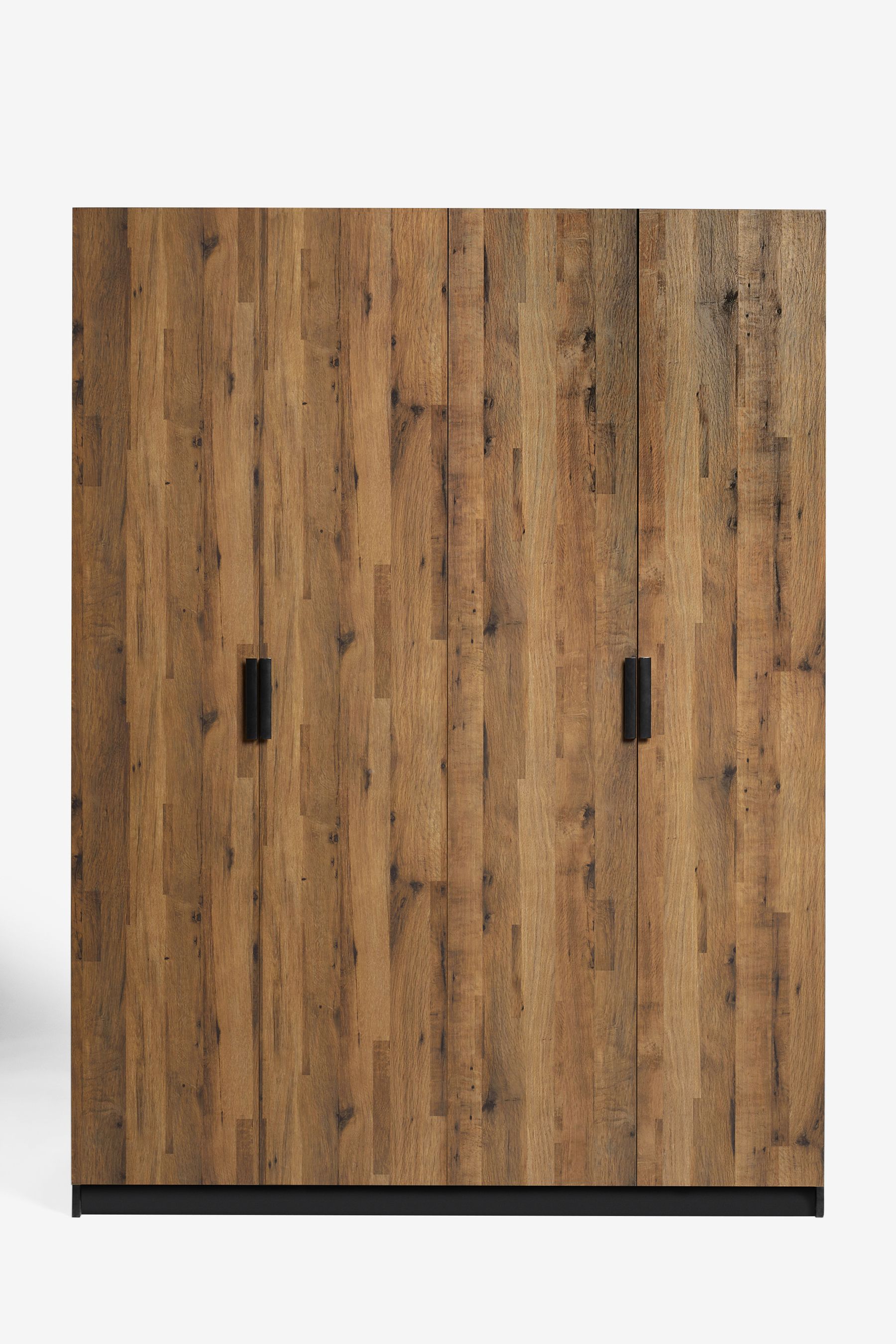 Buy Dark Bronx Oak Effect 4 Door Wardrobe from the Next UK online shop