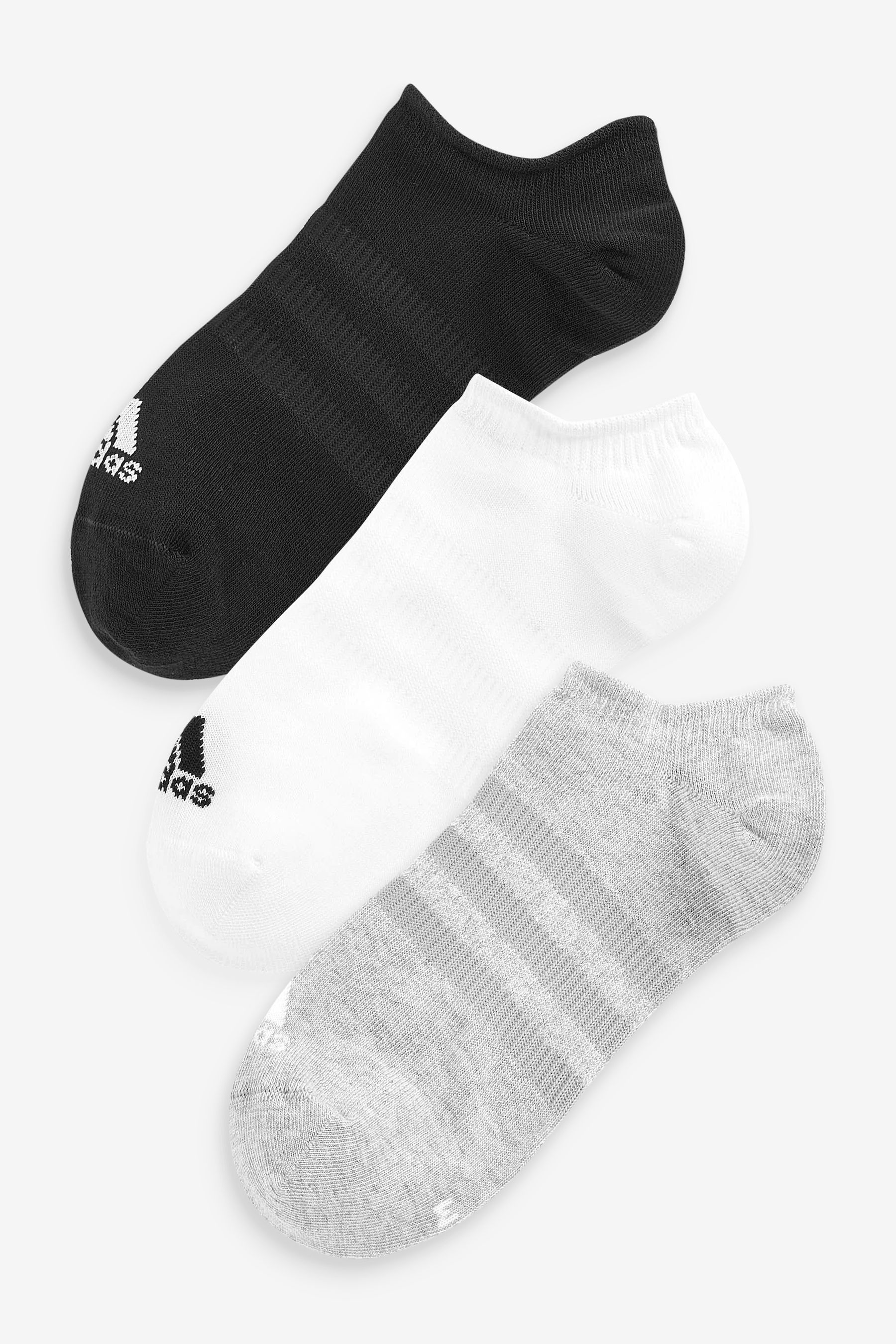 Buy adidas Multi Thin And Light No-Show Socks 3 Pairs from the Next UK ...