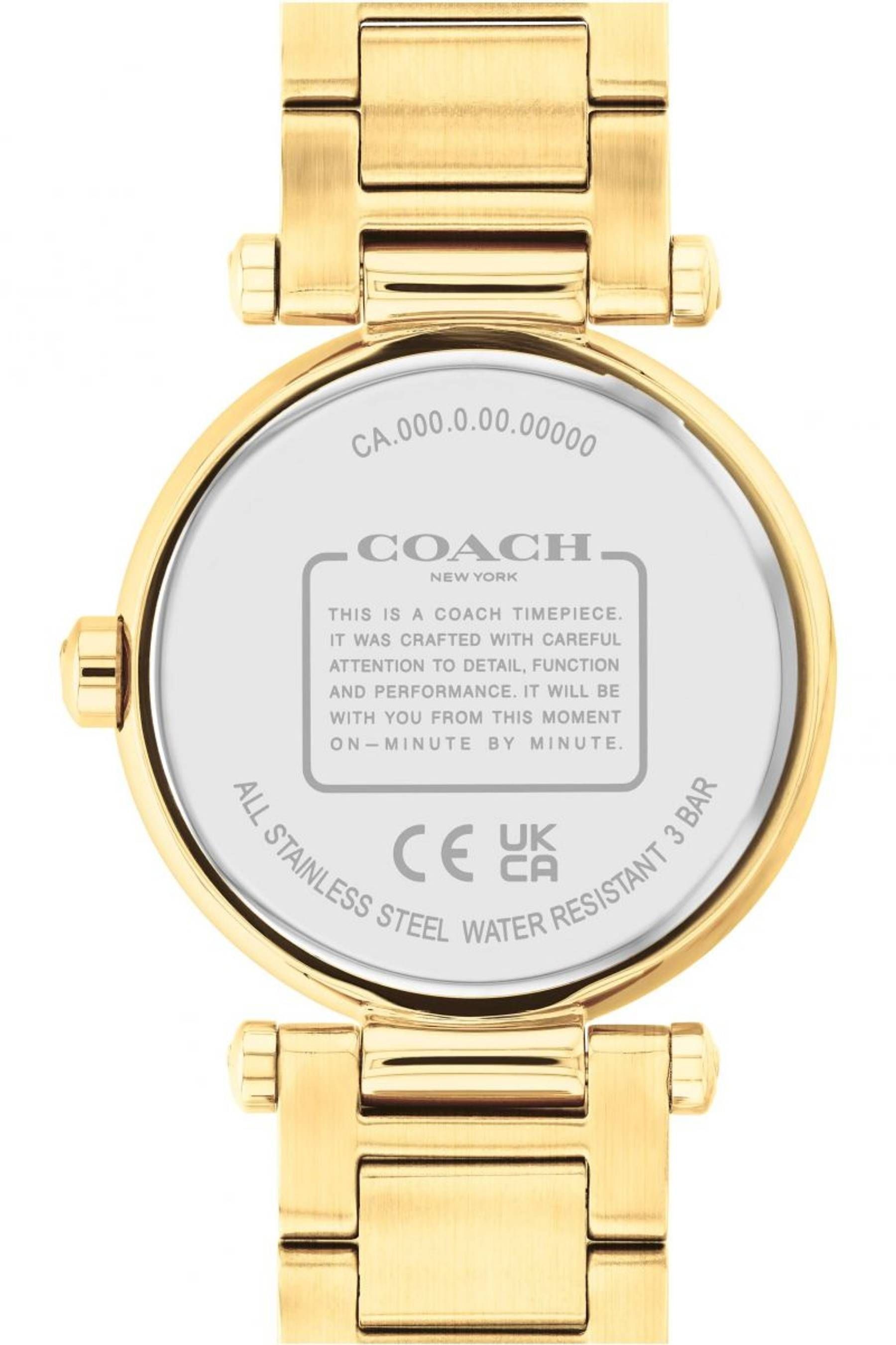 Buy COACH Gold Tone Cary Watch from the Next UK online shop