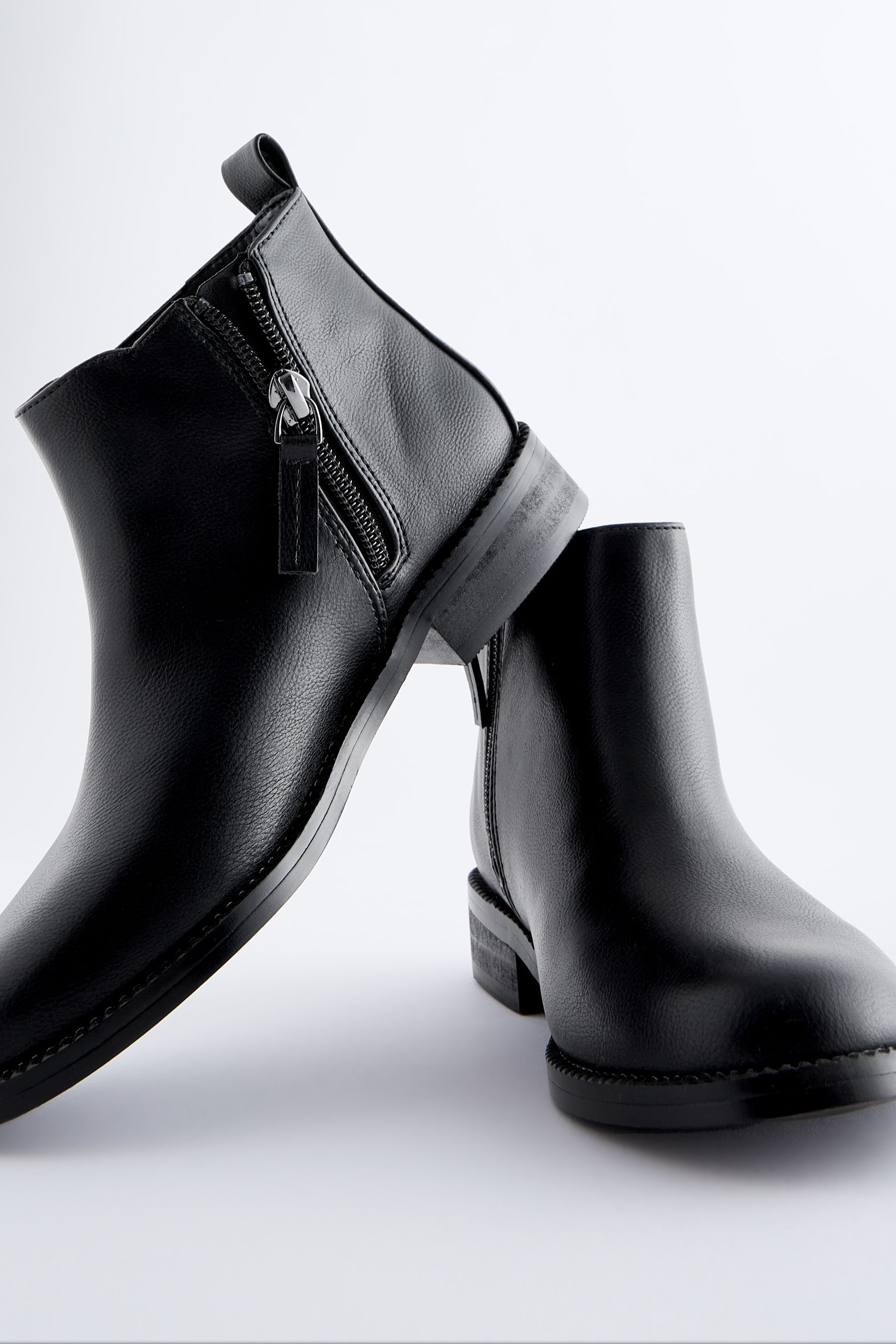 Buy Black Standard Fit (F) Low Chelsea Boots from the Next UK online shop