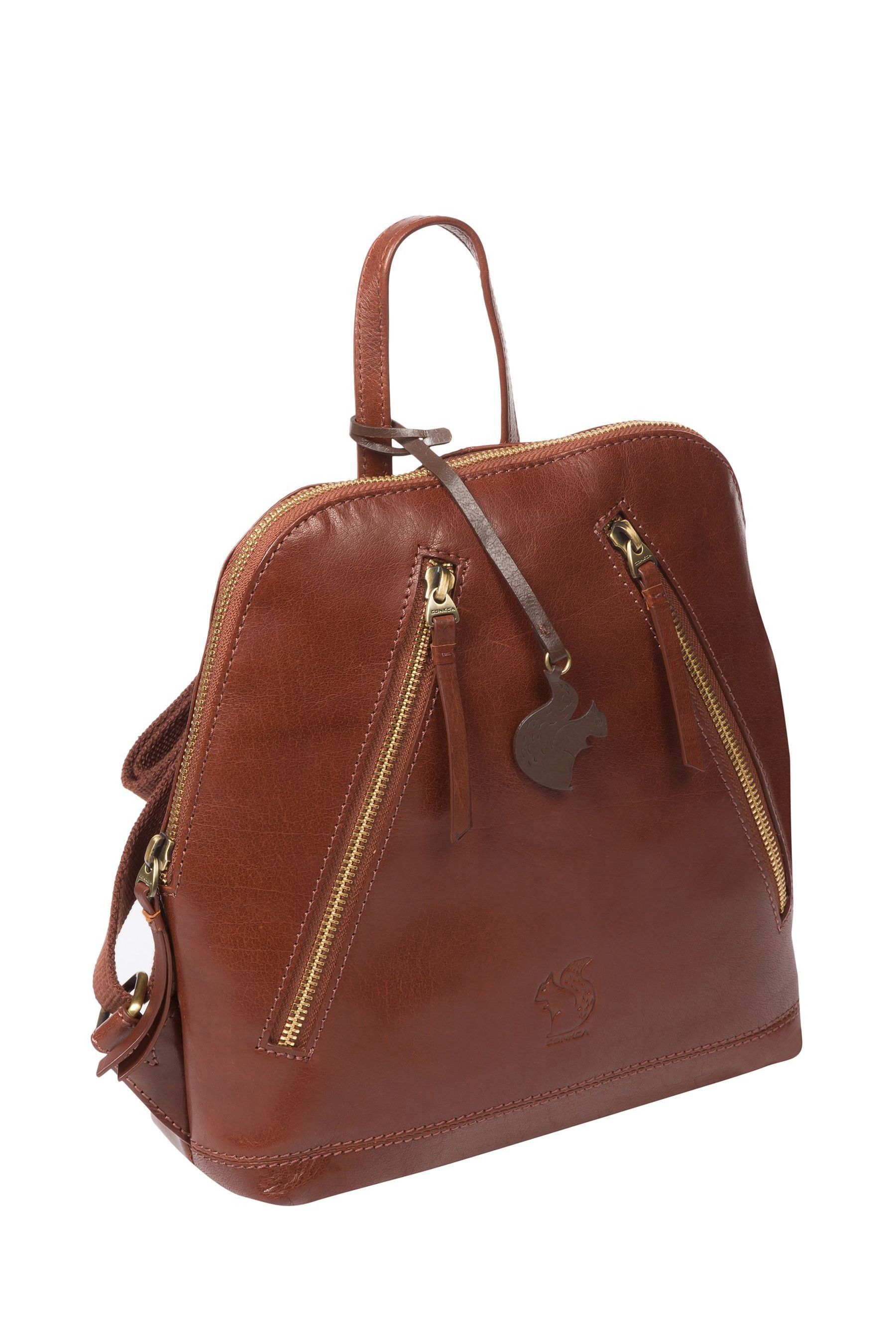 Buy Conkca Zoe Leather Backpack from the Next UK online shop