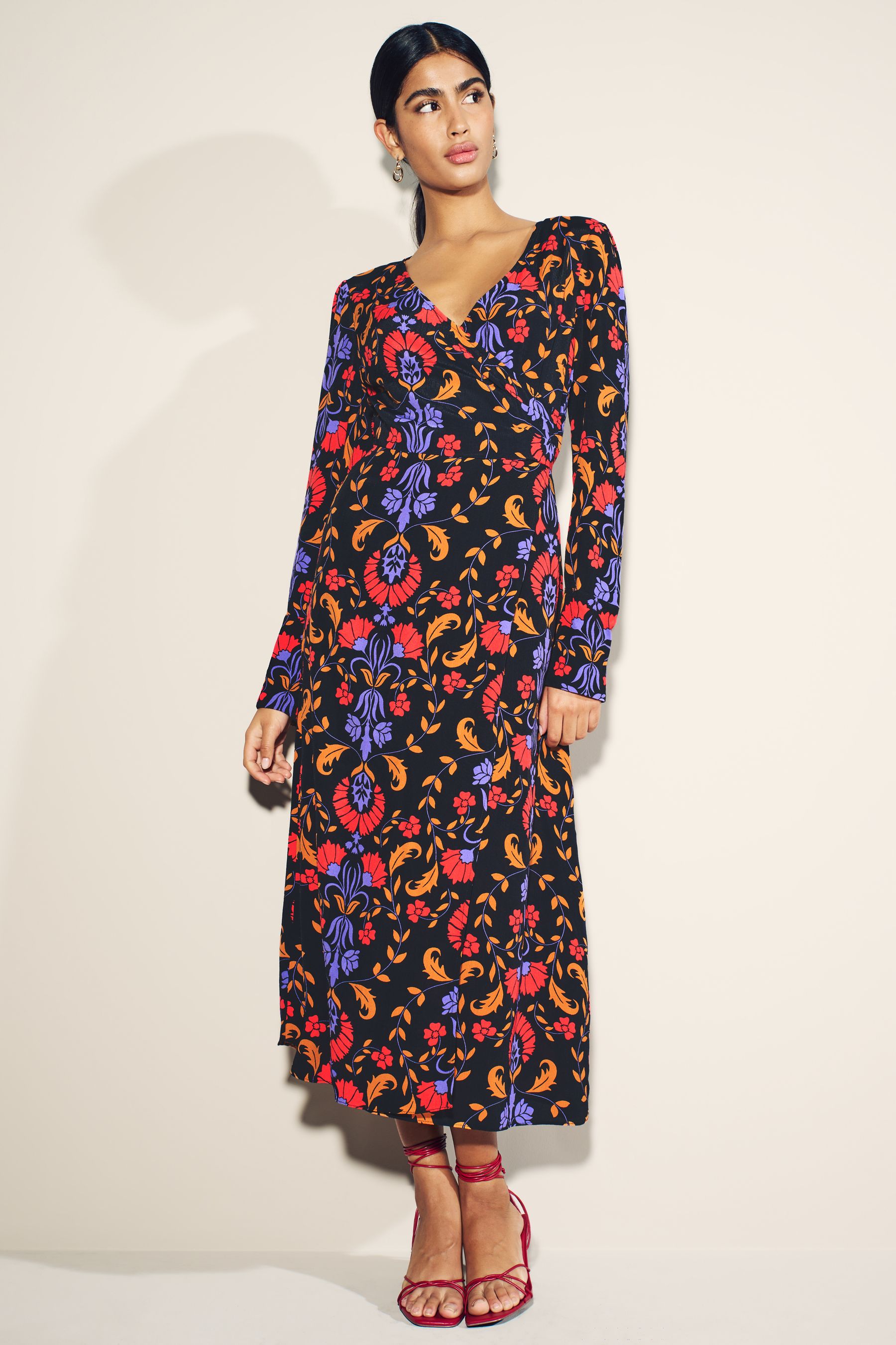 Buy Myleene Klass Printed Wrap Dress from the Next UK online shop