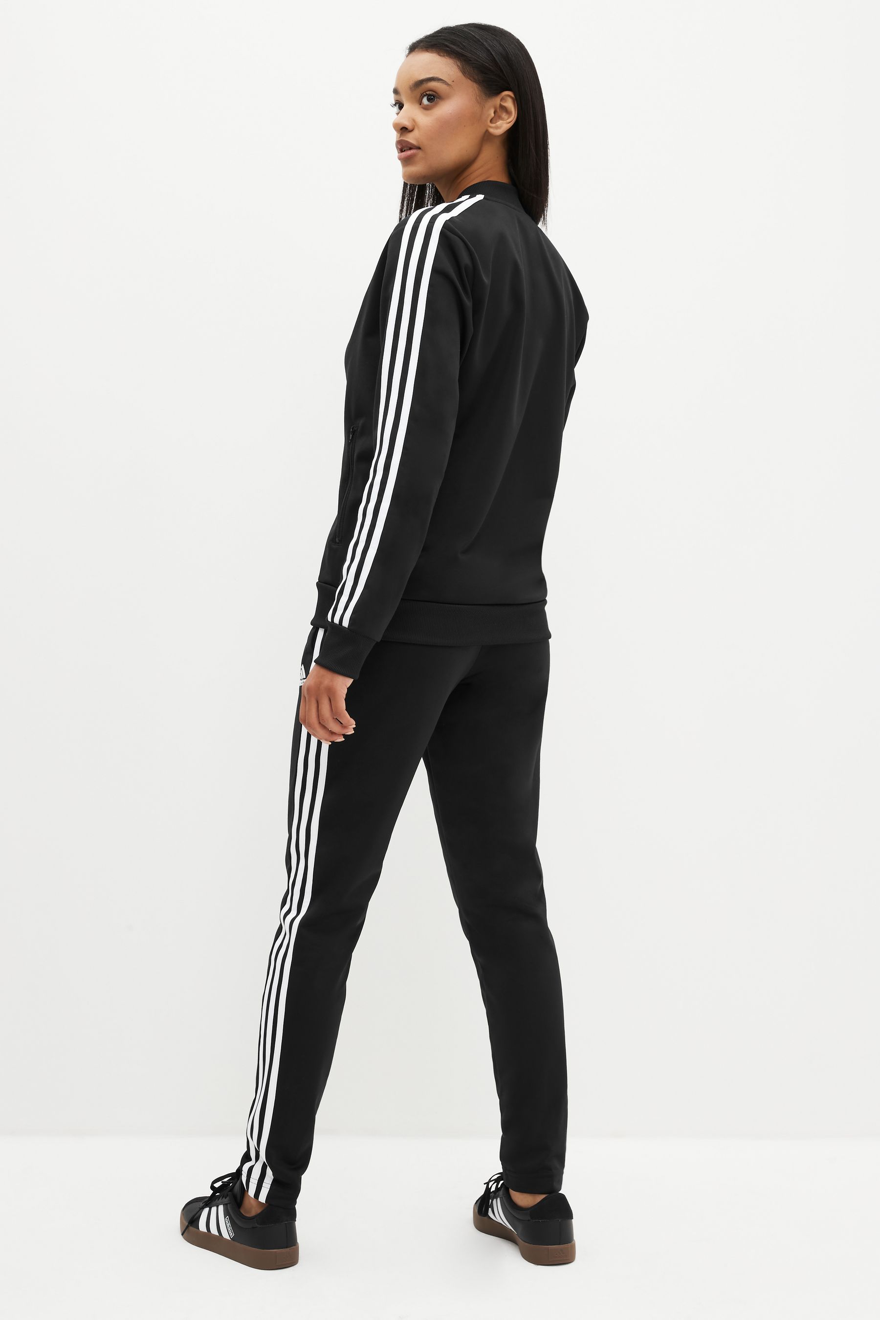 Buy adidas Black 3 Stripe Essentials Tracksuit from Next Ireland