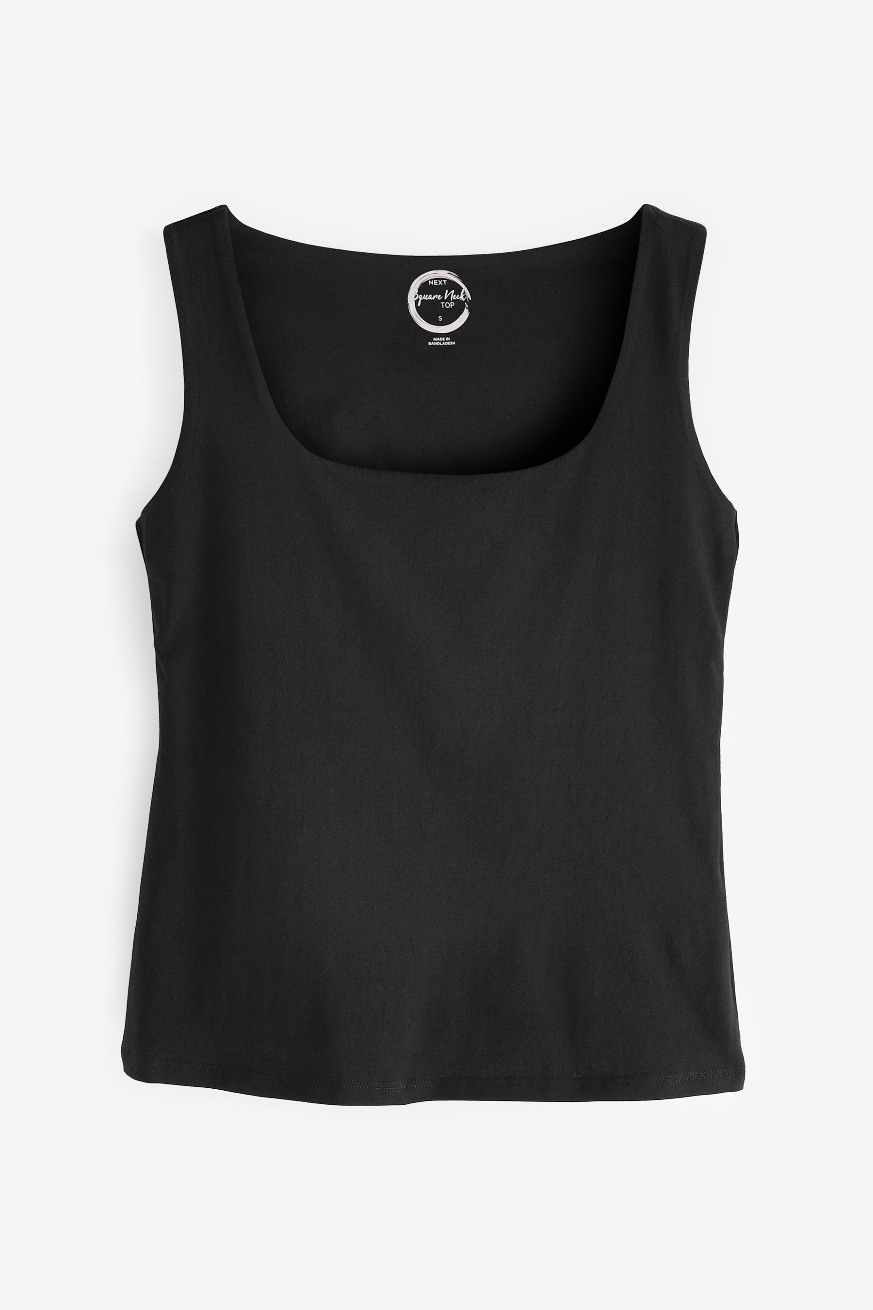 Buy Black Square Neck Vest from the Next UK online shop