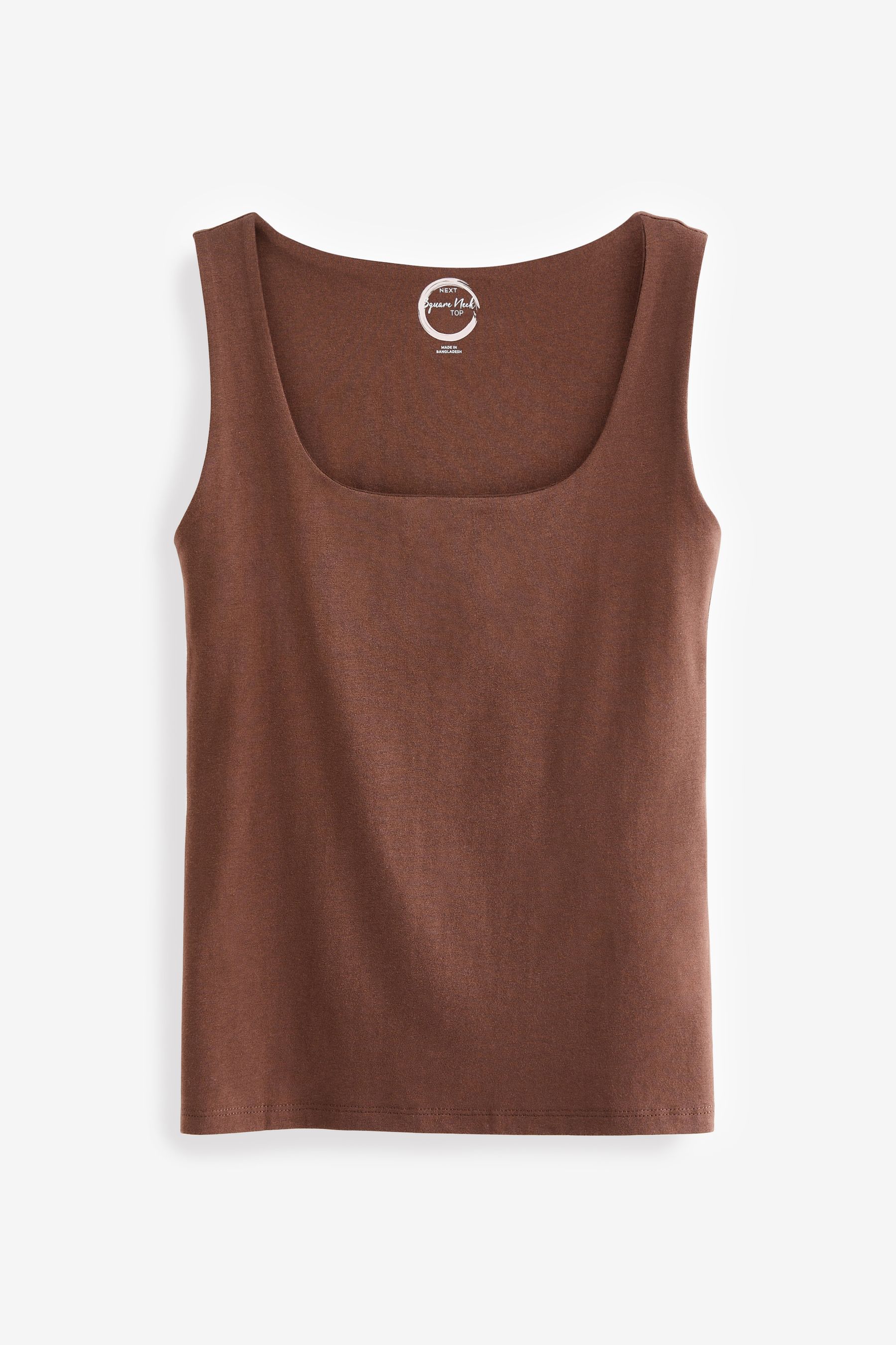 Buy Brown Square Neck Vest from the Next UK online shop