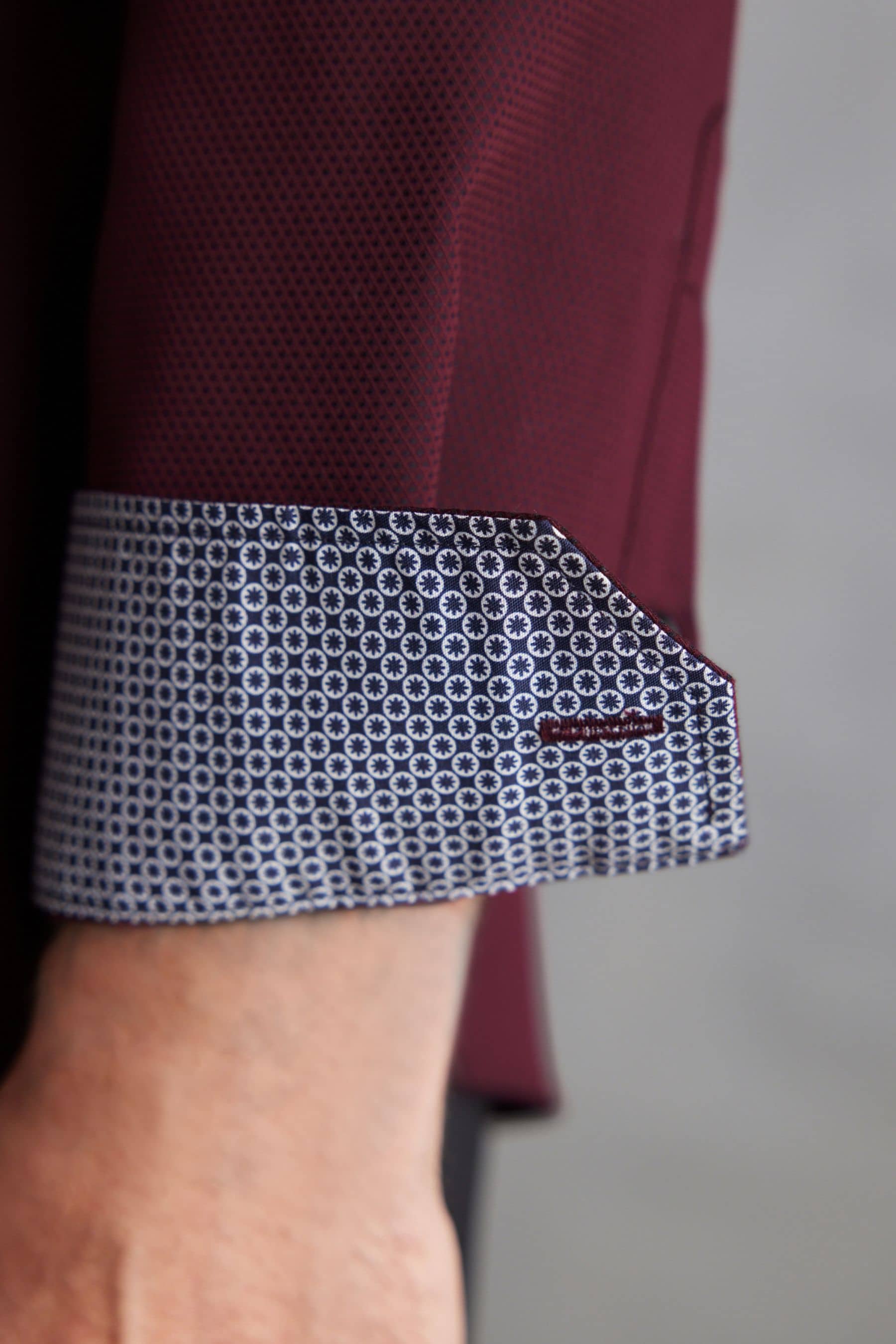 Buy Signature Textured Single Cuff Shirt With Trim Detail from Next Ireland