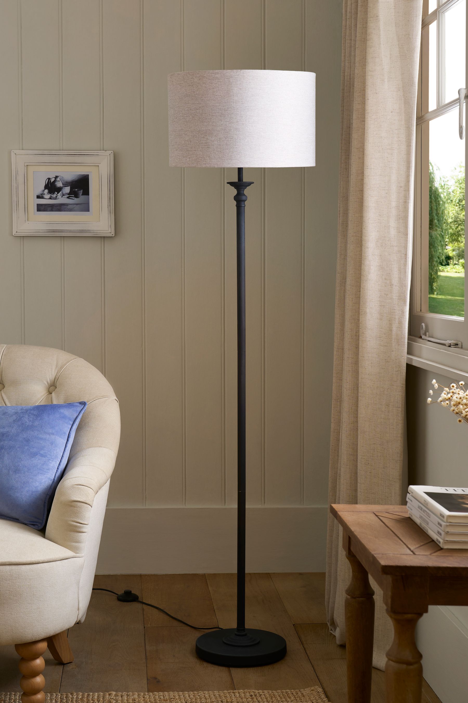 Buy Black Burford Floor Lamp from the Next UK online shop
