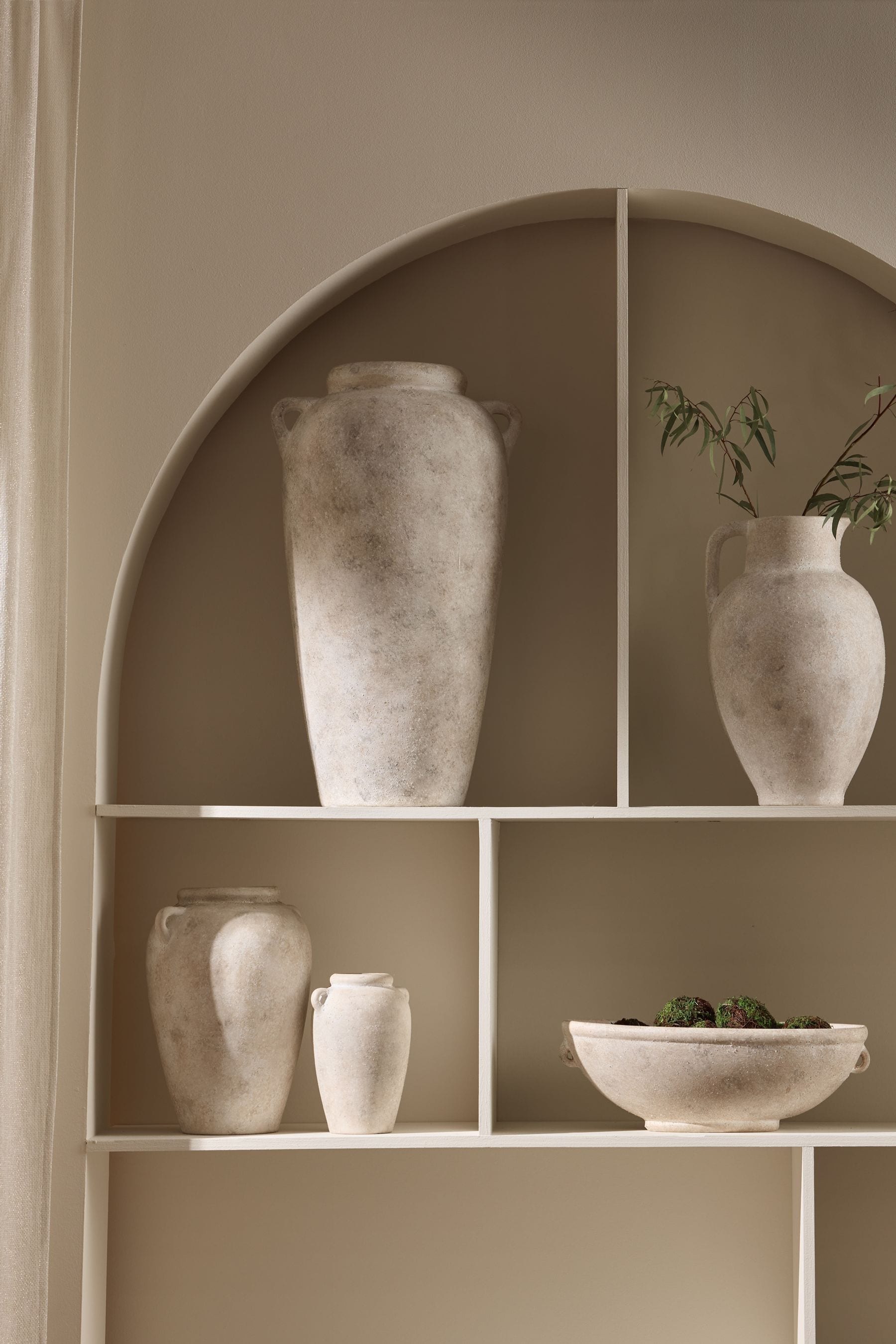 Buy Country Ceramic Lydford Textured Flower Vase from Next Ireland