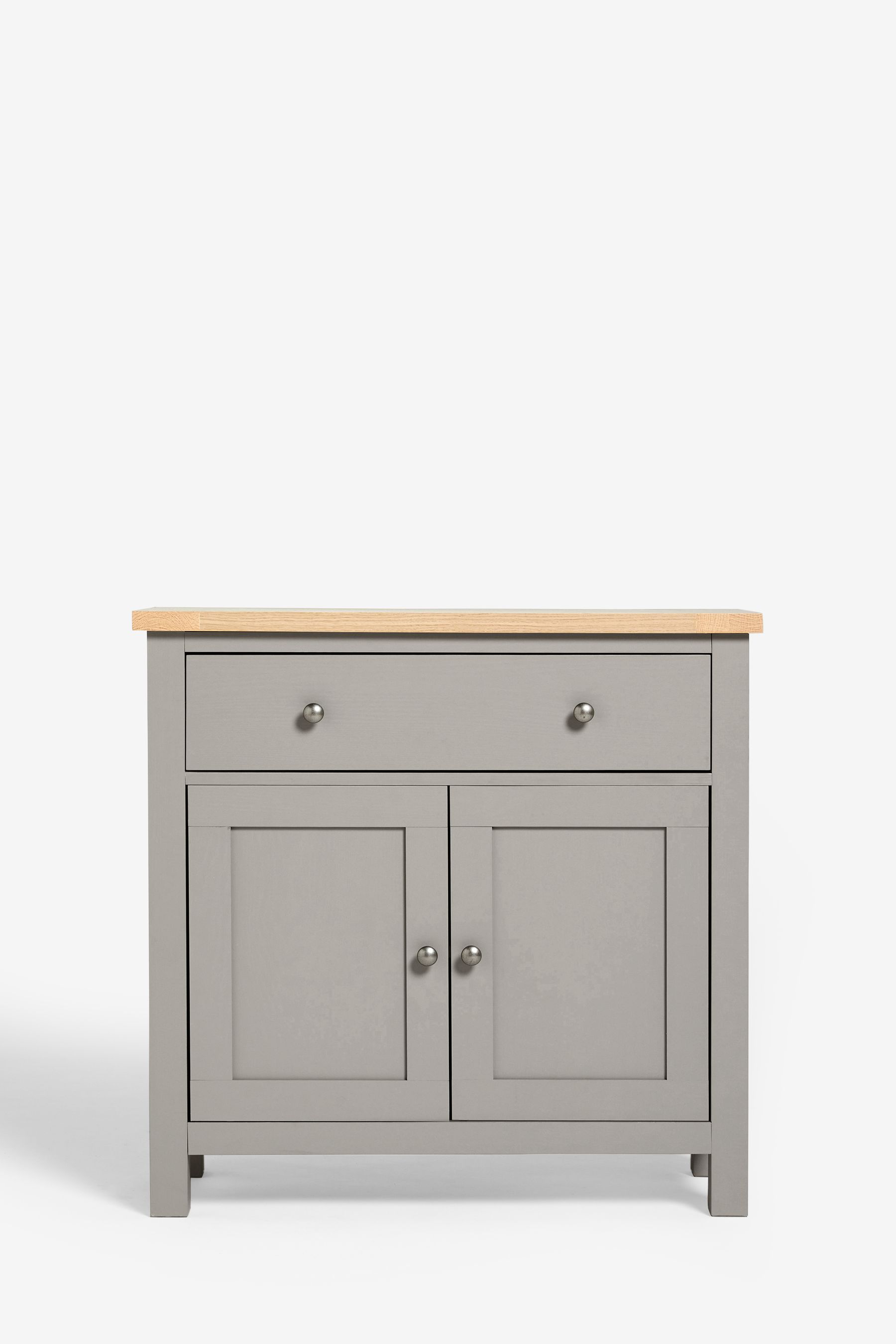 Buy Dove Grey Malvern Oak Effect Space Saving Small Sideboard from the ...