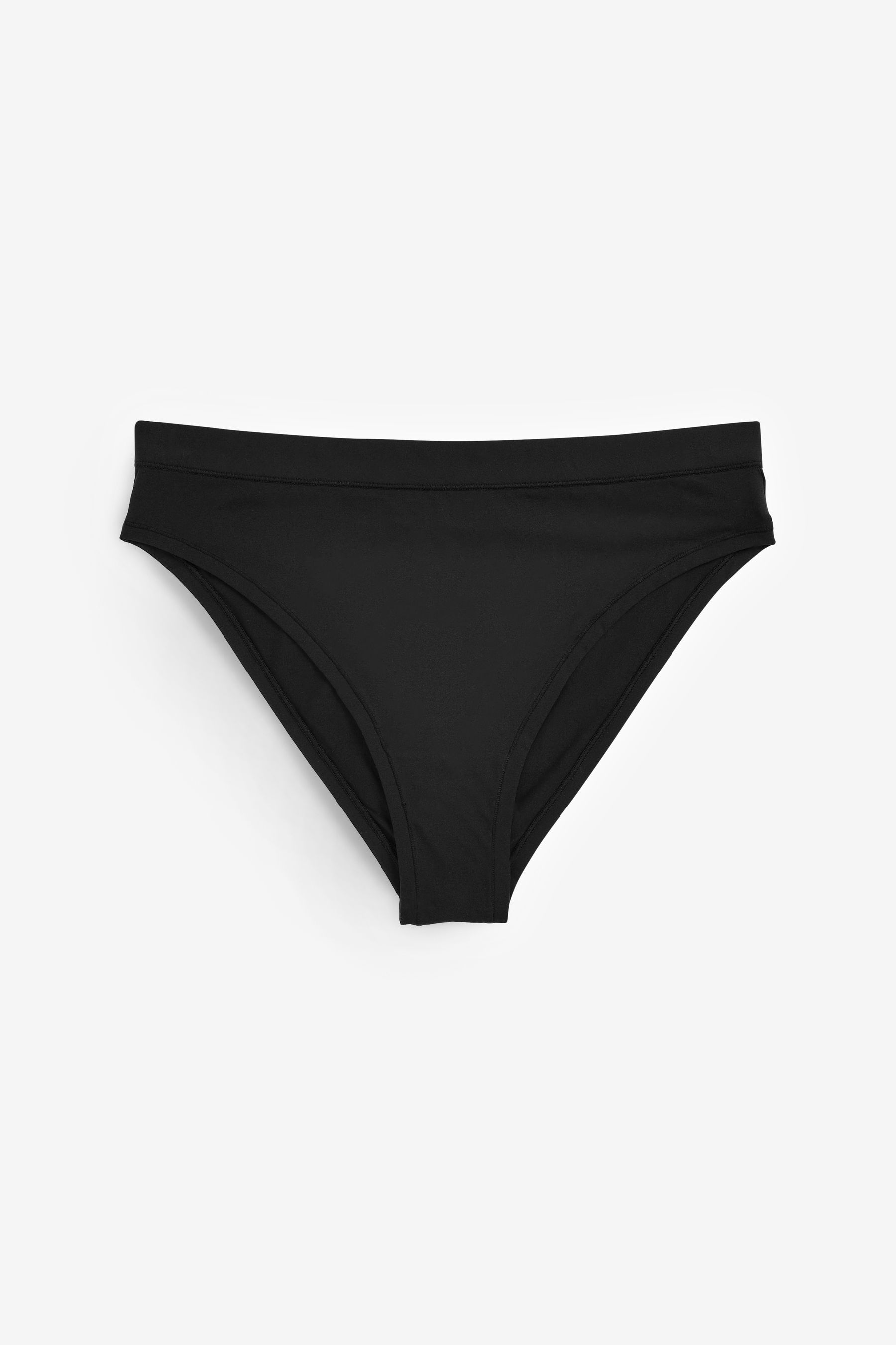 Buy self. Black Smoothing Comfort High Waist High Leg Briefs from the ...