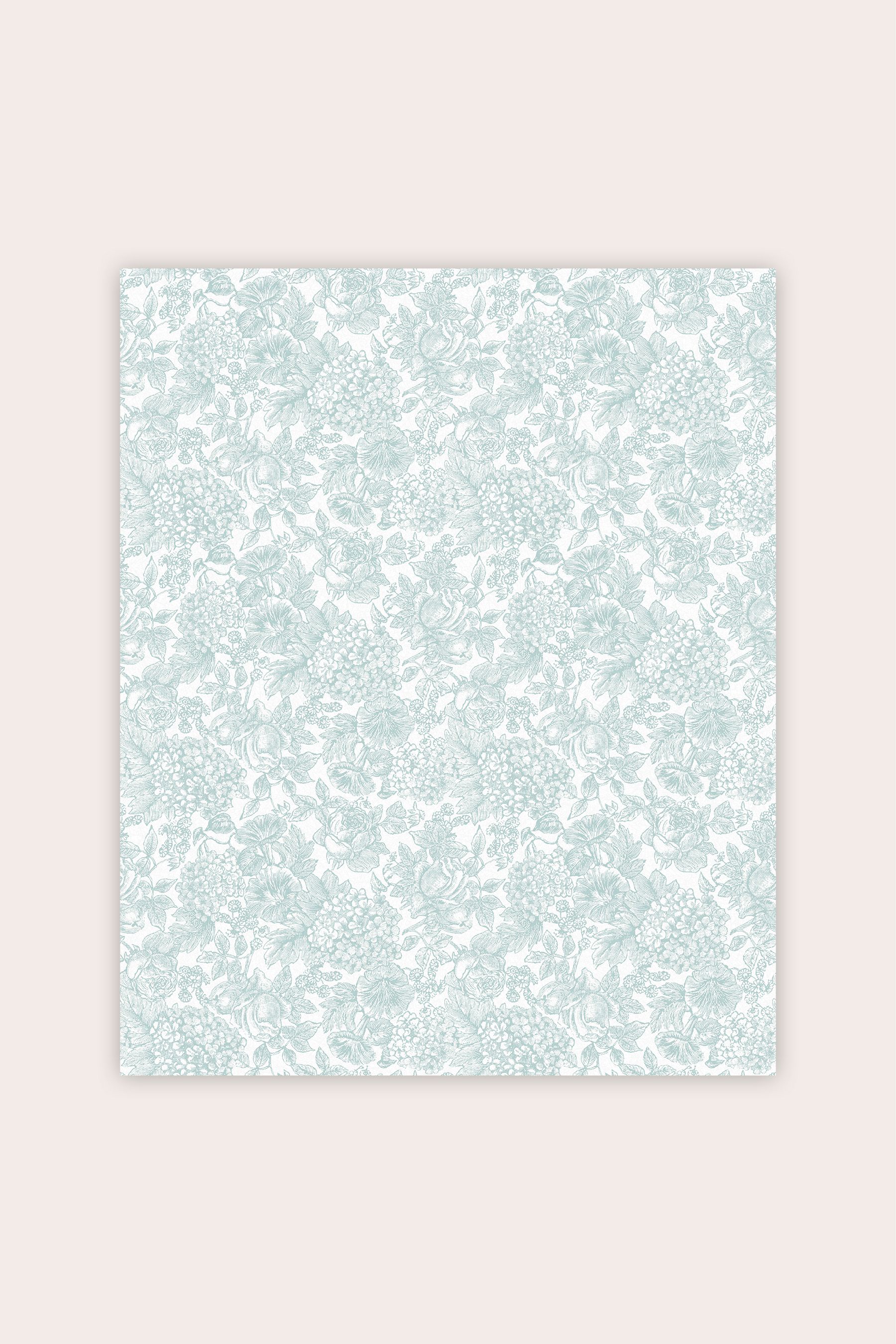 Buy Laura Ashley Duck Egg Blue Louise Wallpaper Sample Wallpaper From