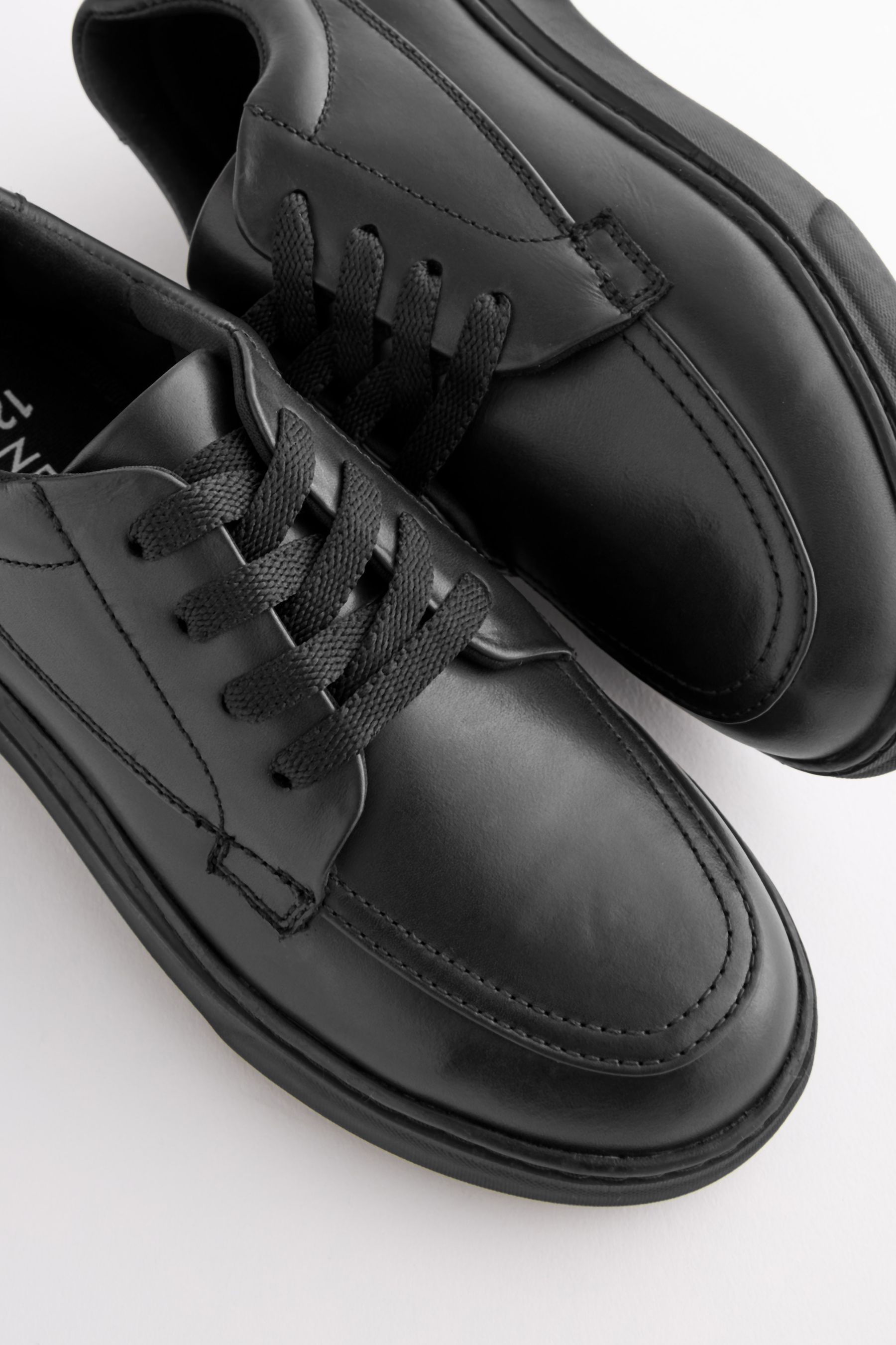 Buy Black Leather Lace-Up School Shoes from the Next UK online shop