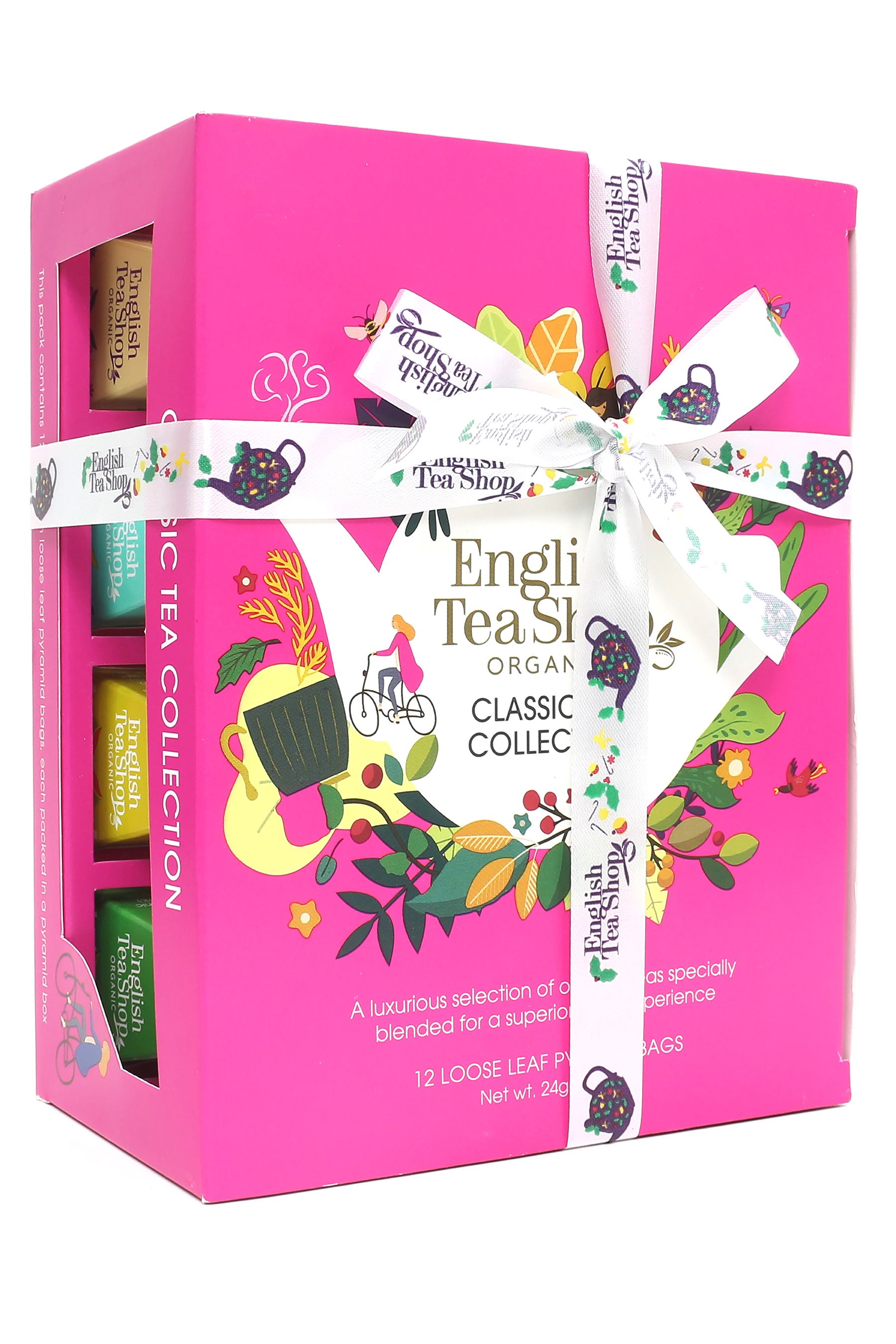 Buy English Tea Shop Classic Tea Selection - 12 Pyramid Tea Prisms from ...