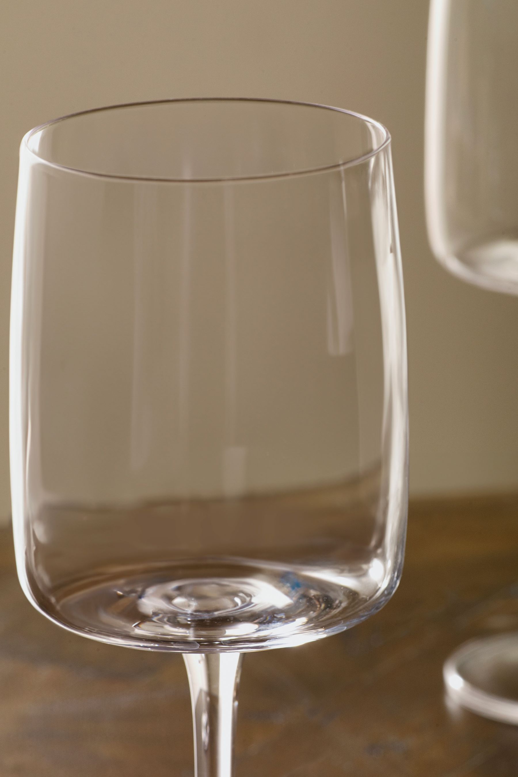 Buy Set of 4 Clear Angular Wine Glasses from the Next UK online shop