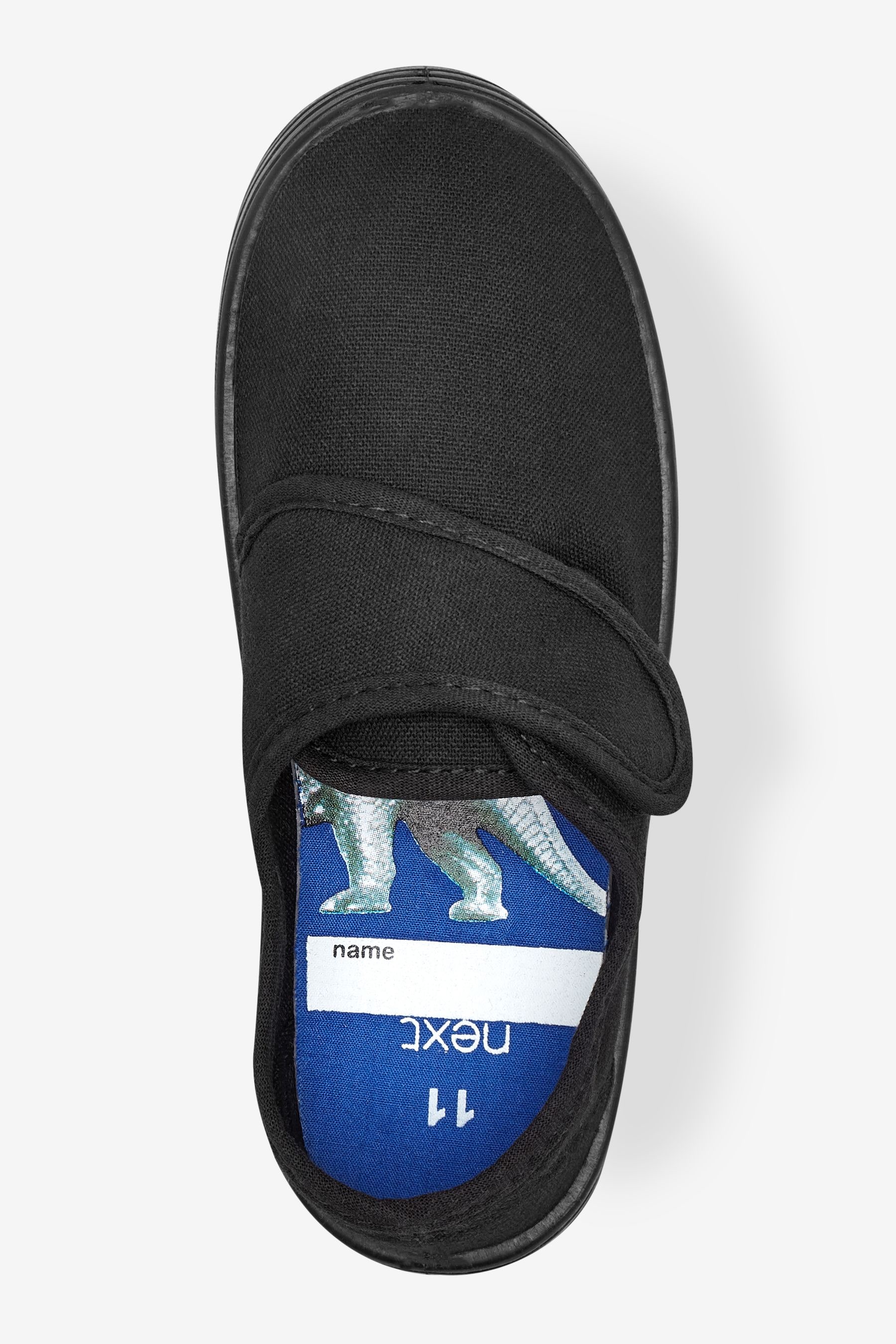 Buy Black Wide Fit (G) Plimsolls from the Next UK online shop
