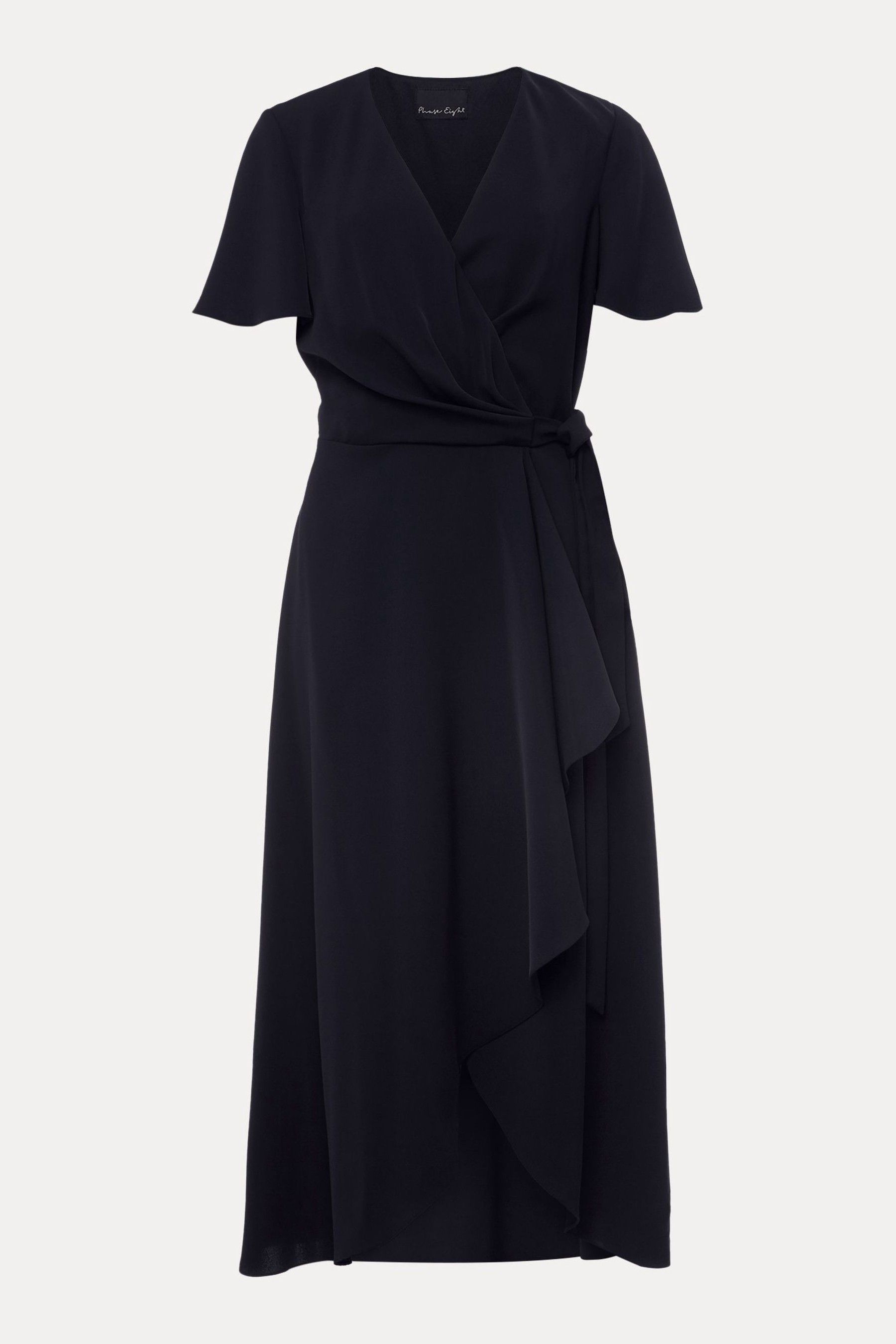 Buy Phase Eight Blue Julissa Frill Wrap Dress from the Next UK online shop