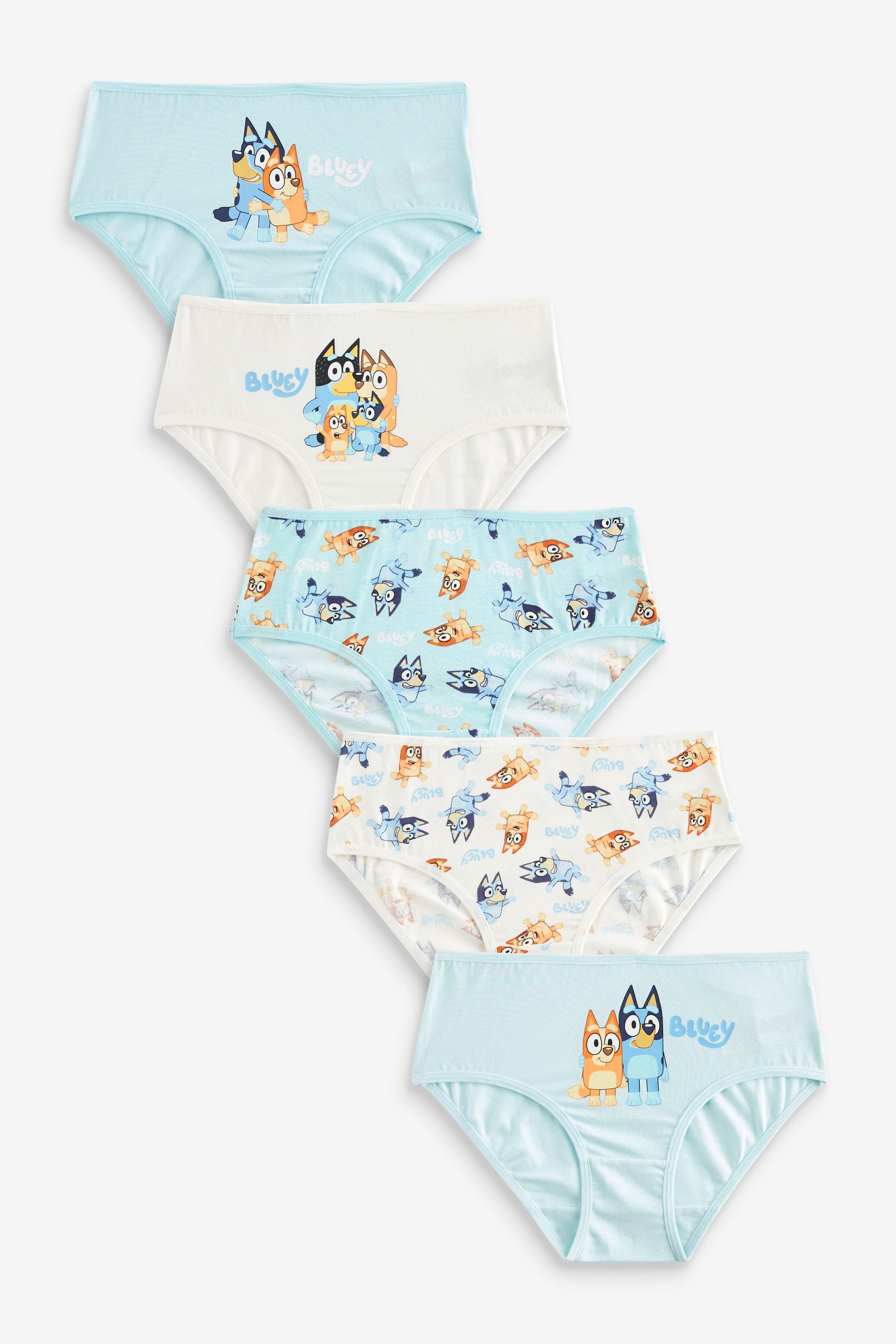Buy Blue Bluey Briefs 5 Pack (1.5-8yrs) from the Next UK online shop
