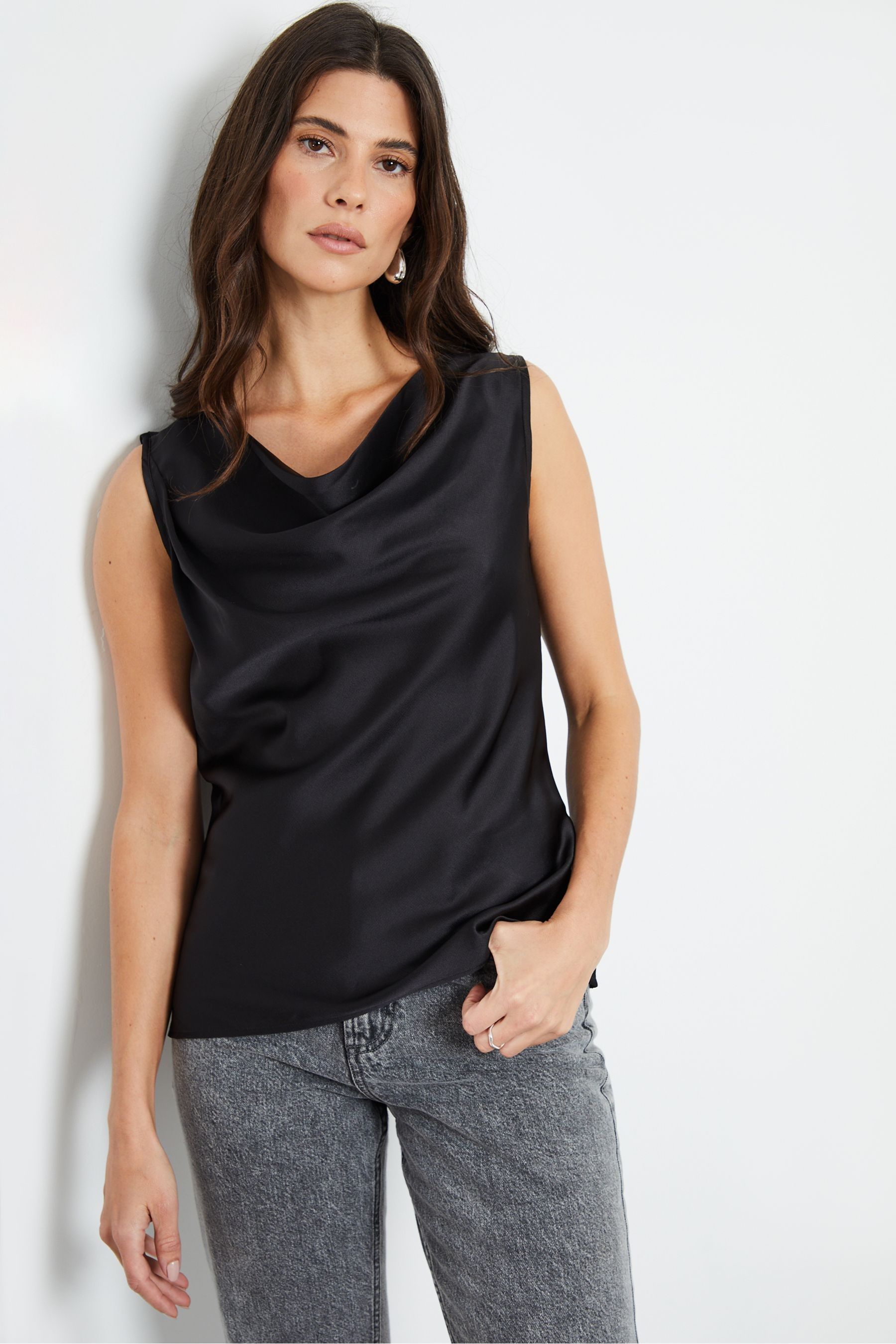 Buy Another Sunday Satin Sleeveless Cowl Cami Top From The Next Uk