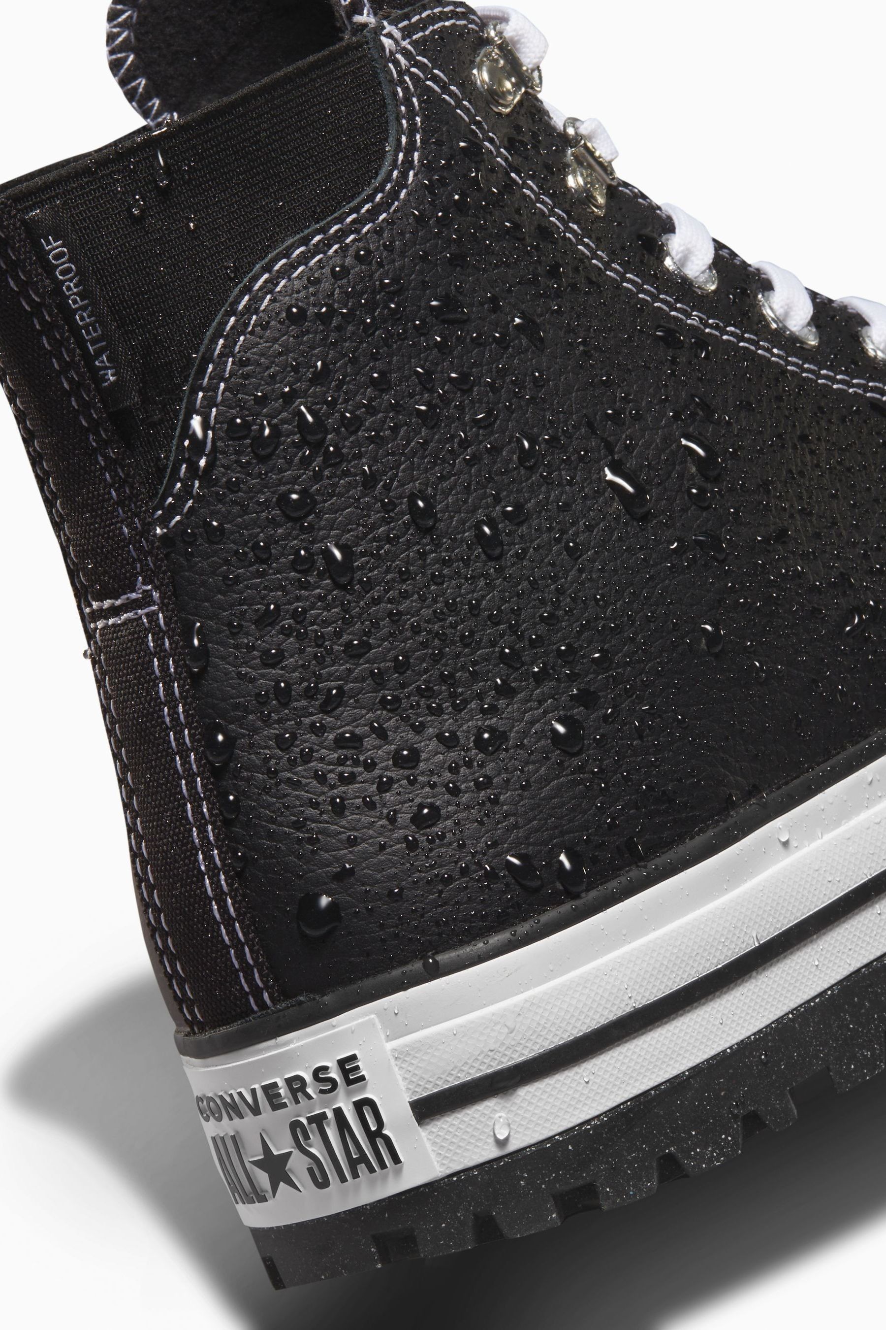 Buy Converse Black/White Chuck Taylor Waterproof City Trek Trainers ...
