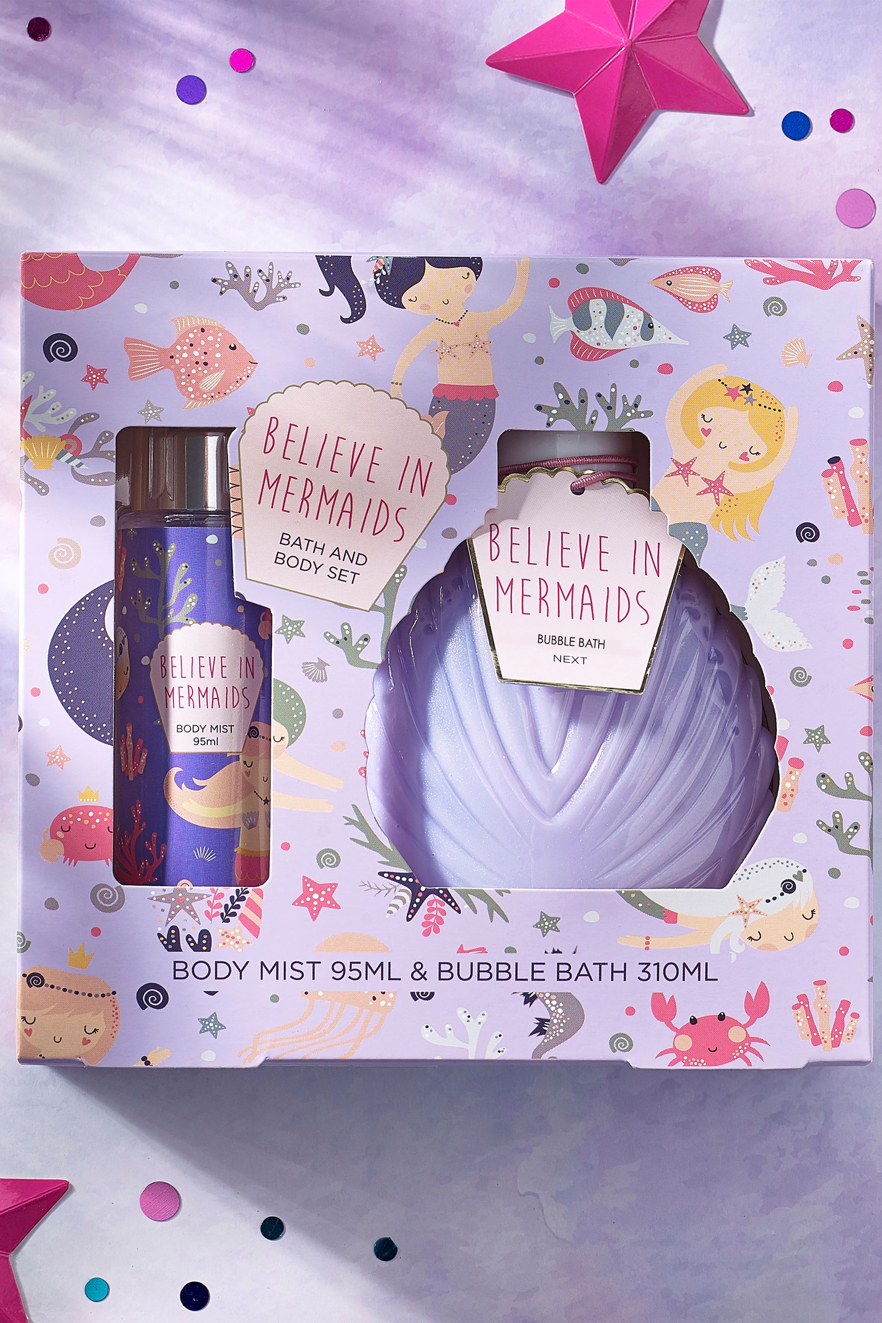 Buy Kids Mermaid Body Mist and Bubble Bath Gift Set from the Next UK ...