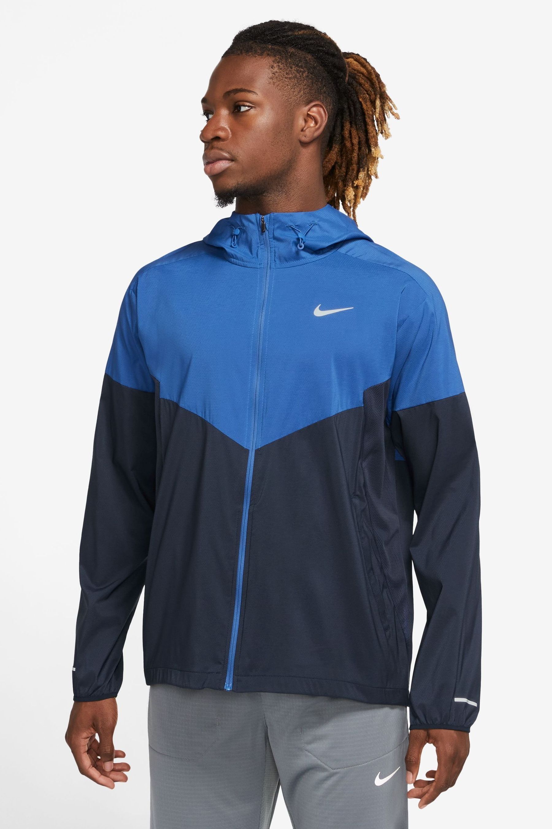 Light blue nike jacket online