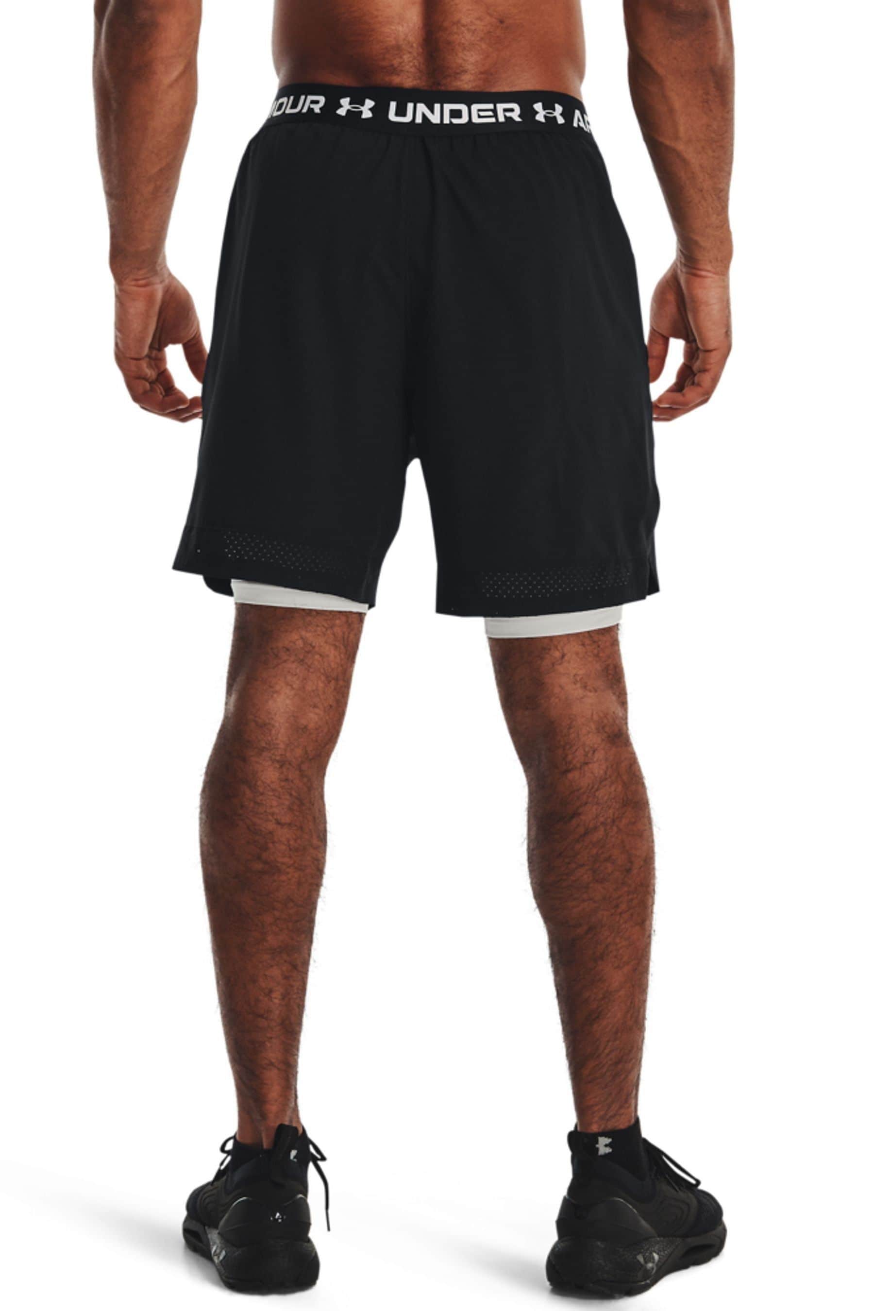 Buy Under Armour Black Vanish Woven 2-In-1 Shorts from the Next UK ...
