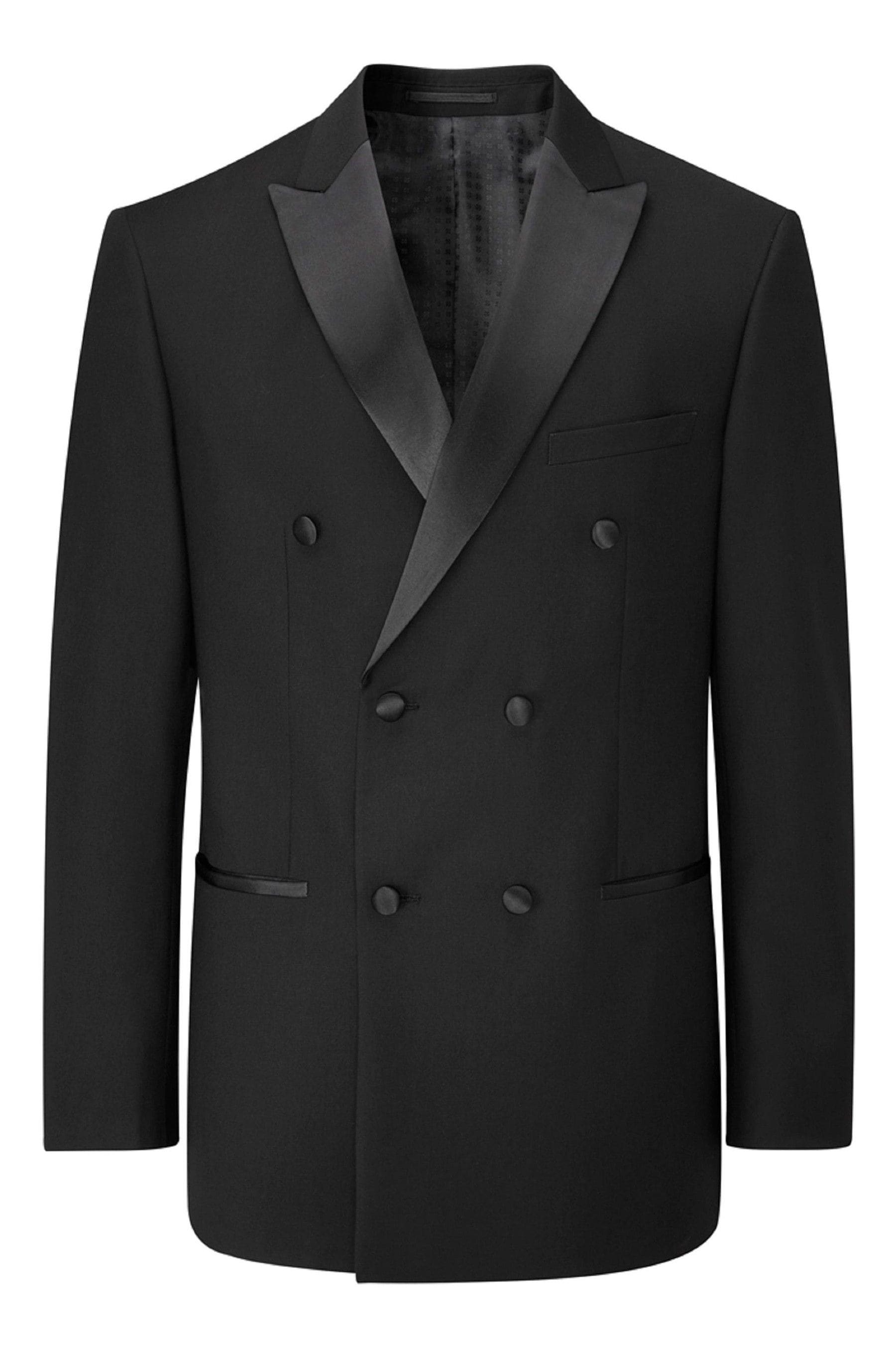 Buy Skopes Sinatra Black Tailored Double Breasted Suit Jacket from the ...