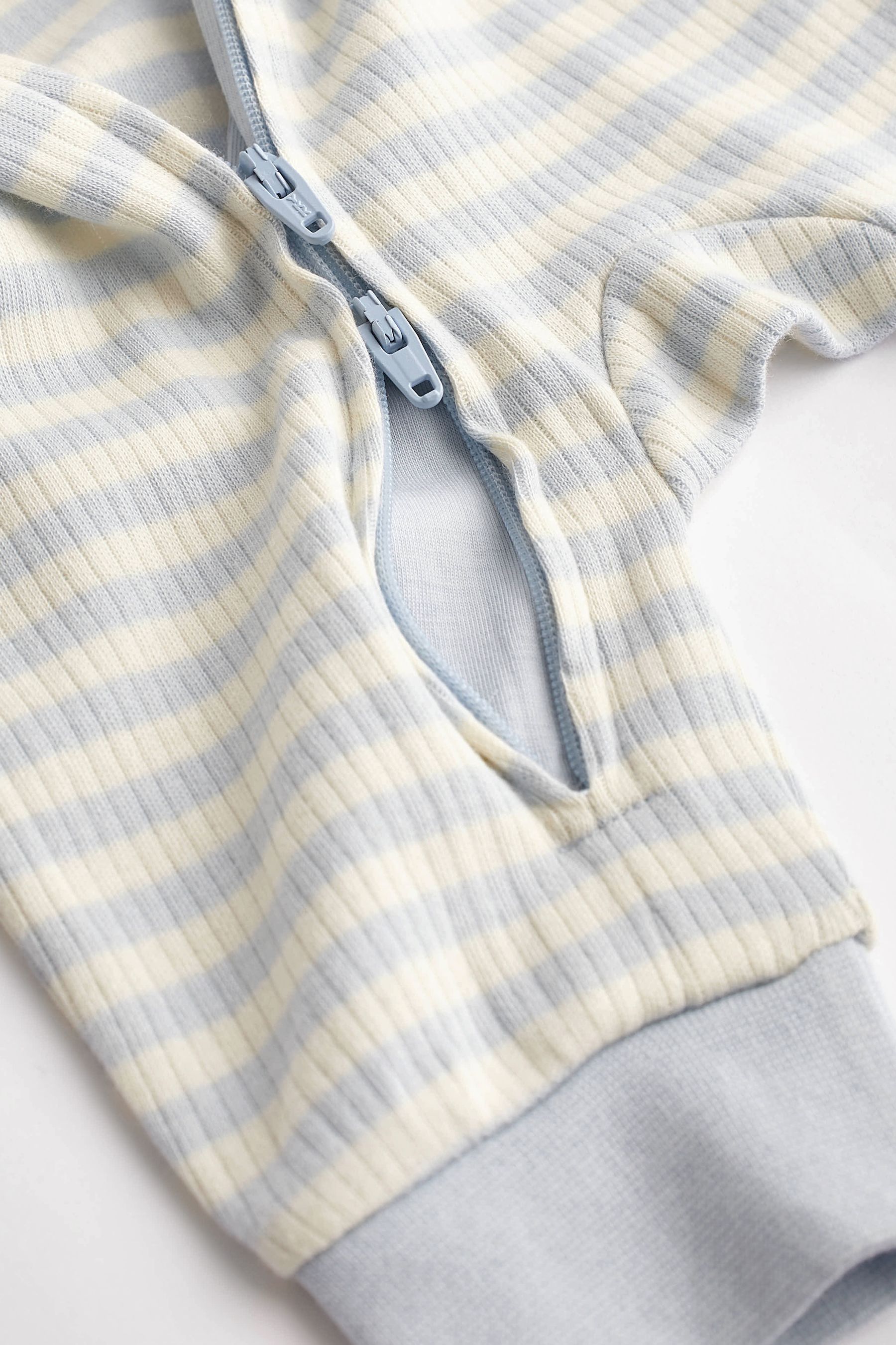 Buy Footless 2 Way Zip Baby Sleepsuits 2 Pack (0m-cy-2lata) from Next ...