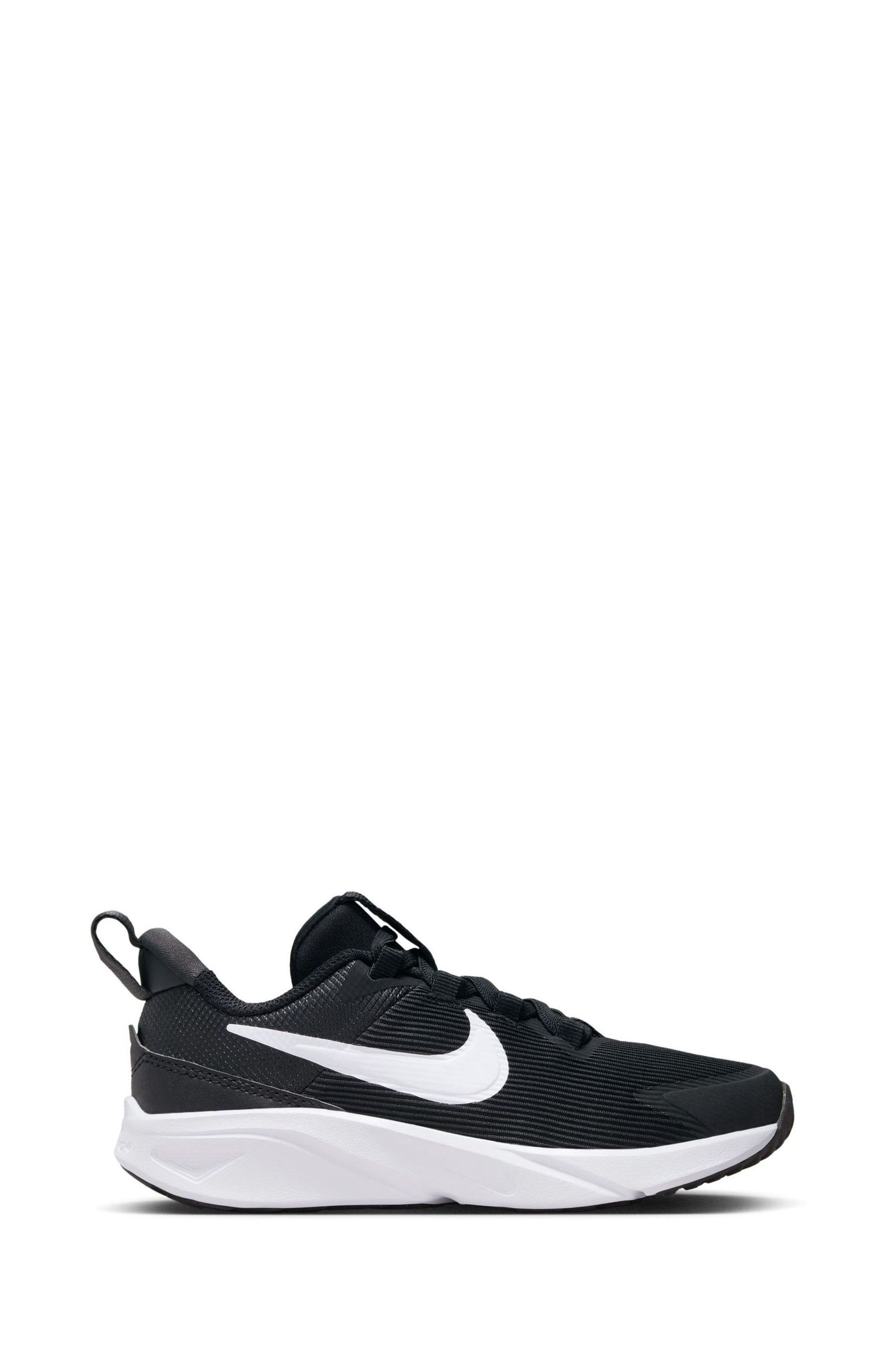 Buy Nike Black White Junior Star Runner 4 Trainers from the Next UK ...