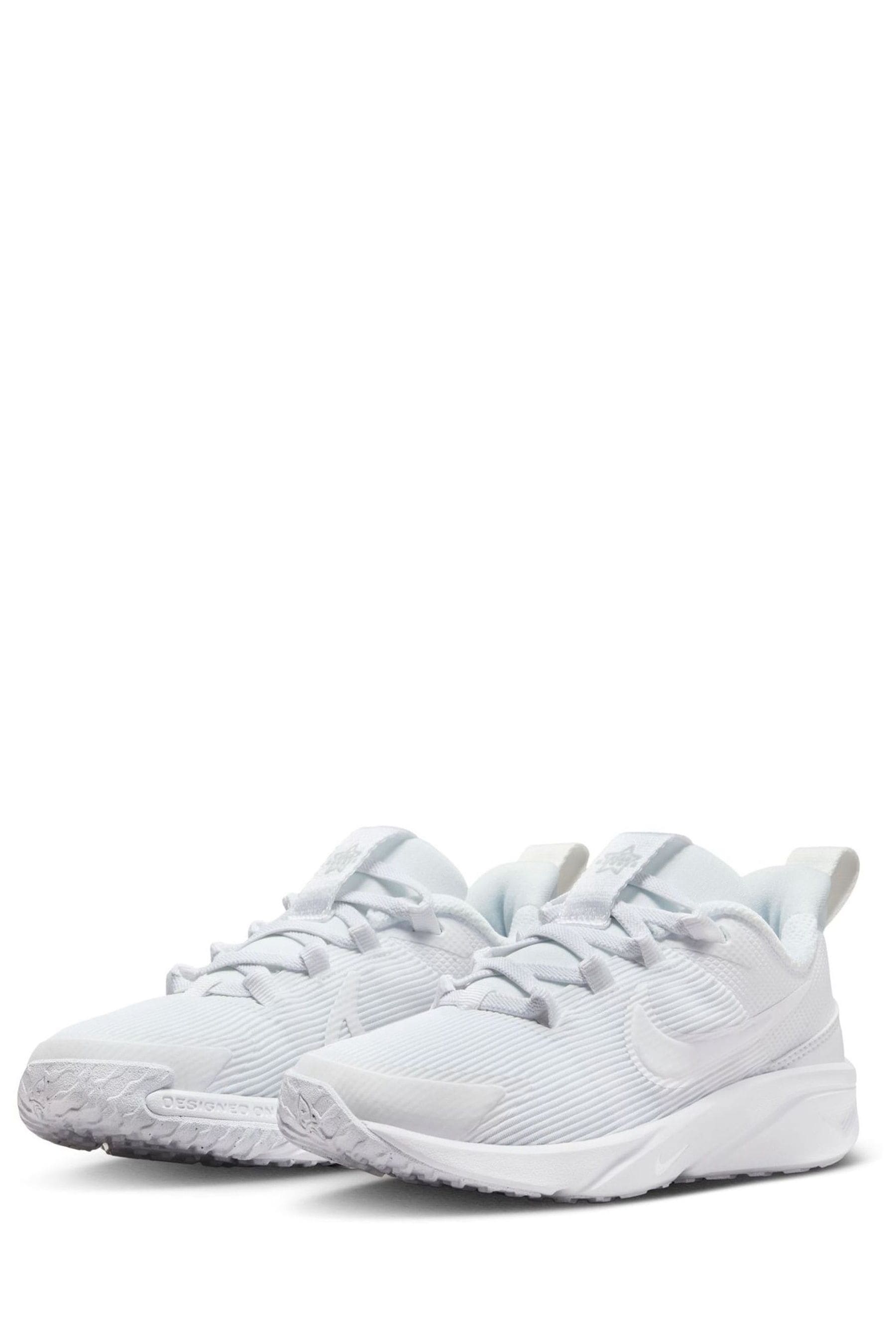 Buy Nike White Junior Star Runner 4 Trainers from the Next UK online shop