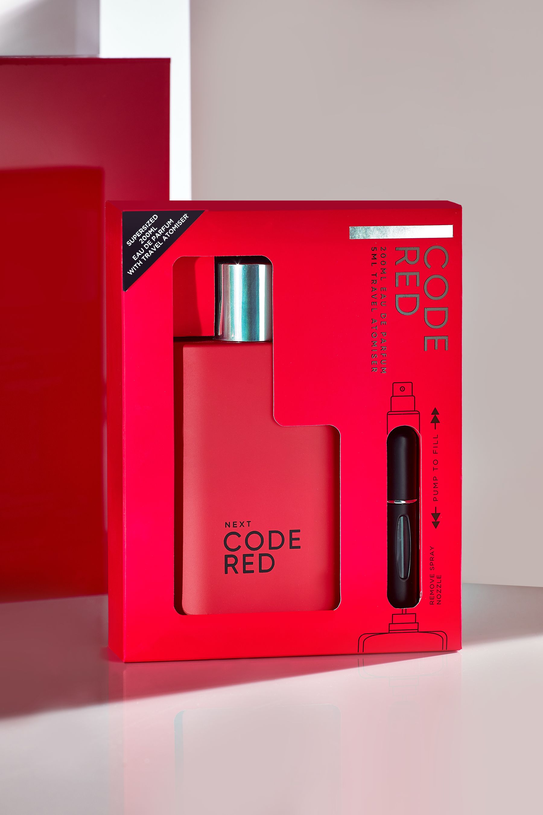 Buy Code Red 200ml Eau de Parfum and 5ml Travel Atomiser Gift Set from ...