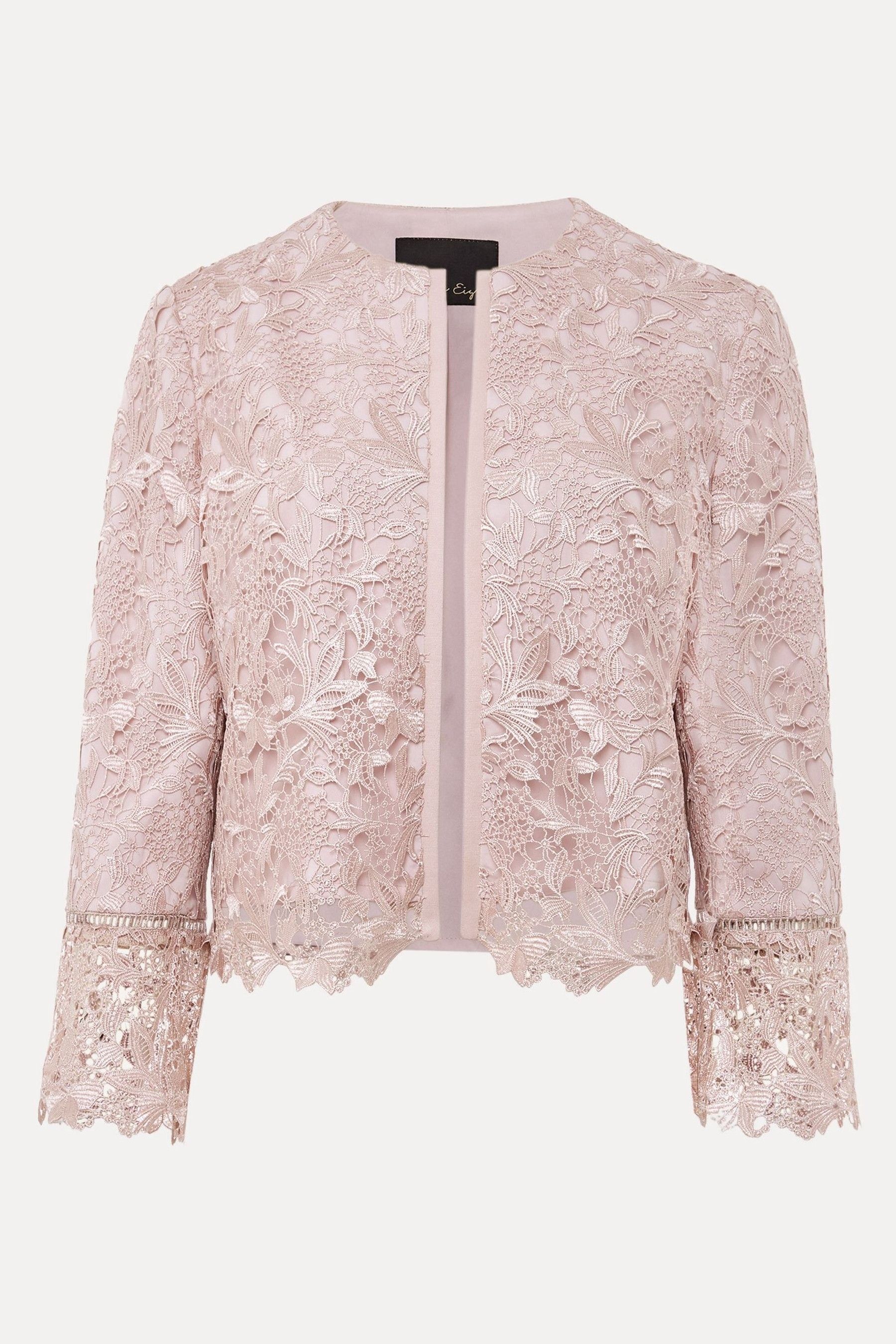 Buy Phase Eight Pink Isabella Lace Jacket from the Next UK online shop
