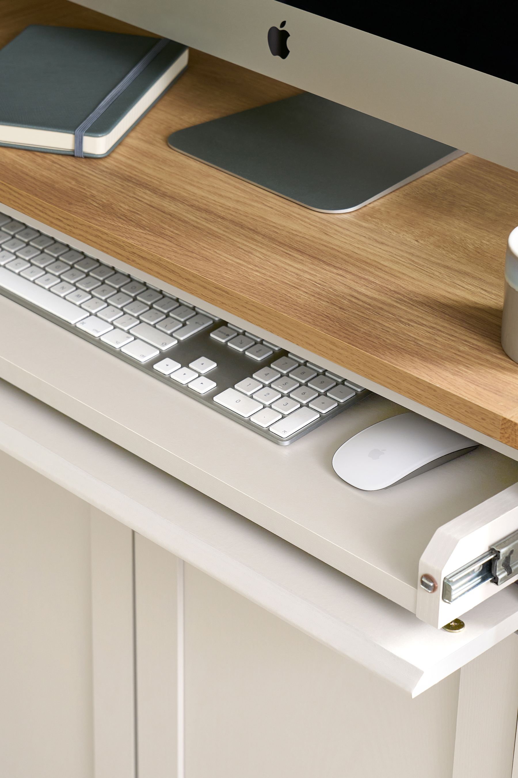 Buy Cream Malvern Oak Effect Sideboard Desk from the Next UK online shop