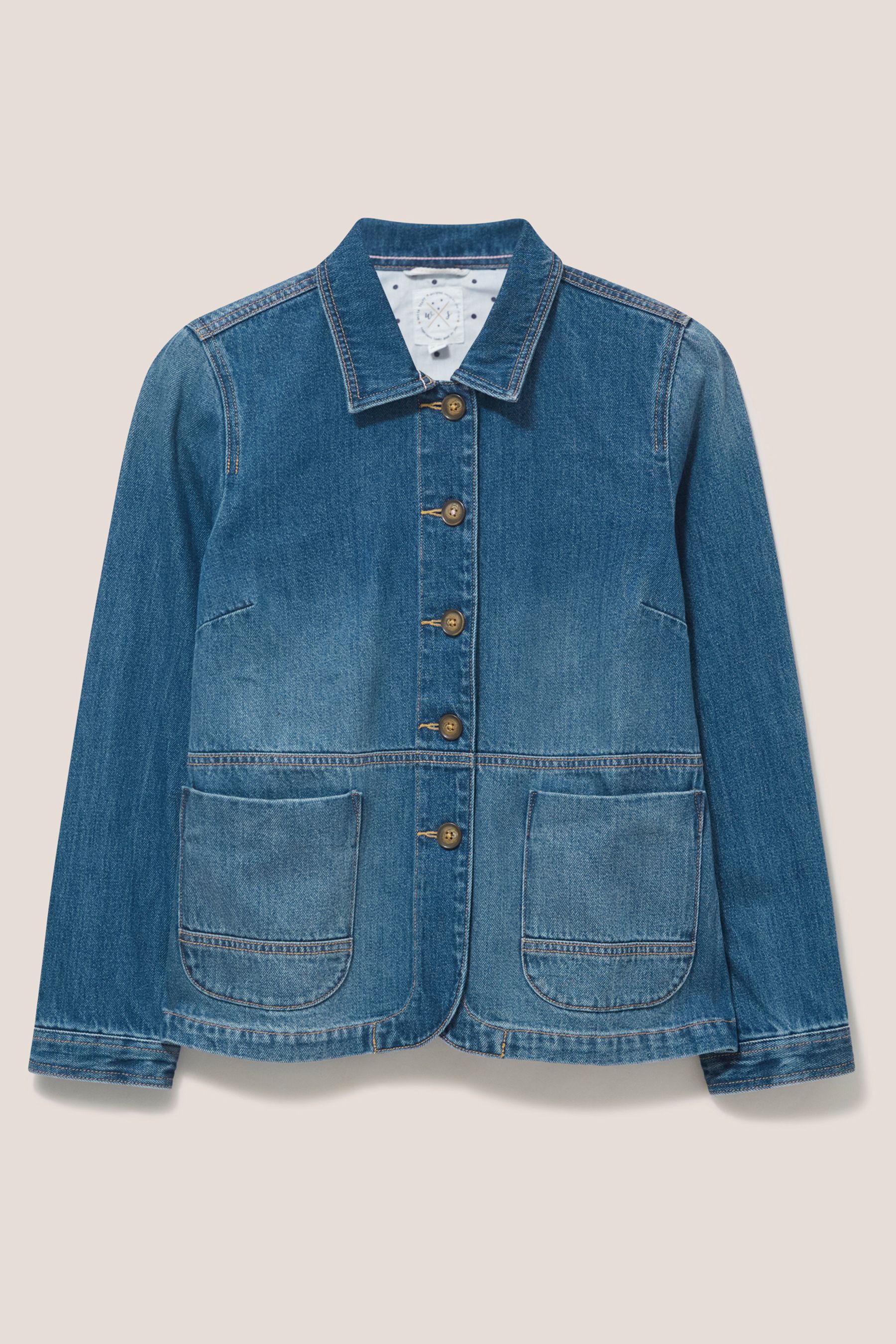 Buy White Stuff Blue Carrie Denim Jacket from Next Ireland