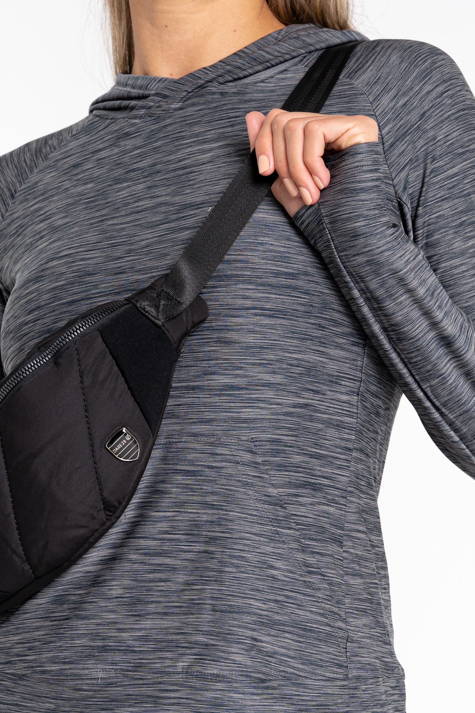 Buy Dare 2b Black Luxe Bum Bag from the Laura Ashley online shop